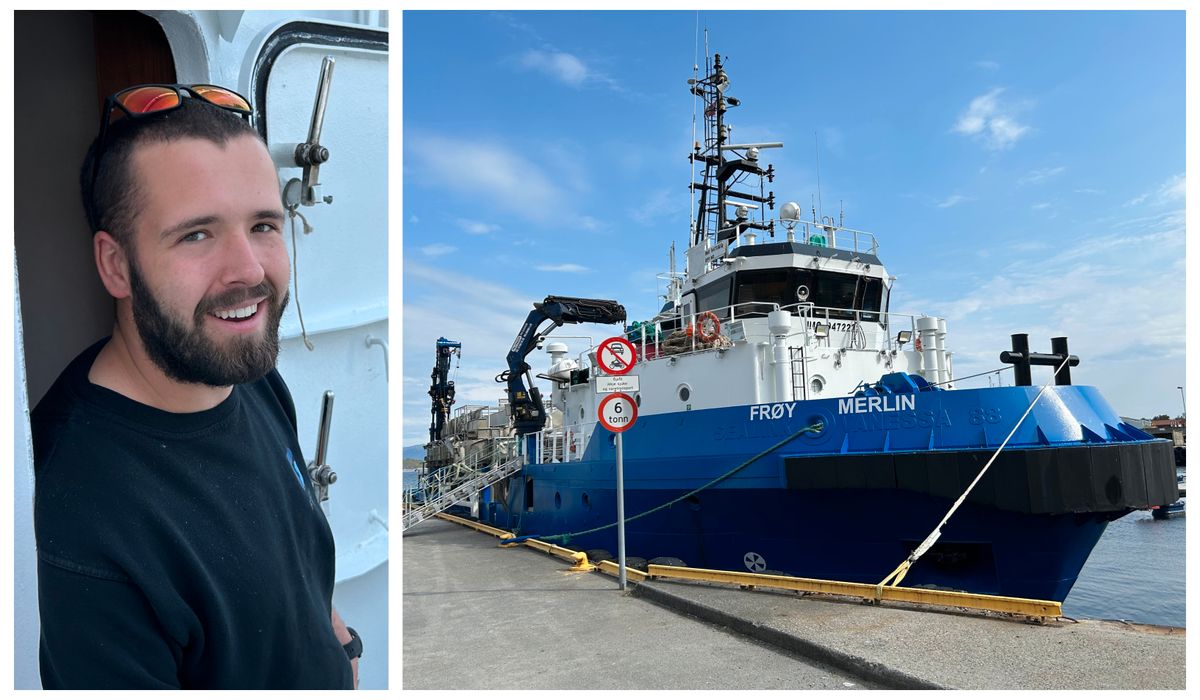 Bli med om bord: Slik gjer Øyvind det når han fjernar lakselus ... Bli med om bord: Slik gjer Øyvind det når han fjernar lakselus ...
