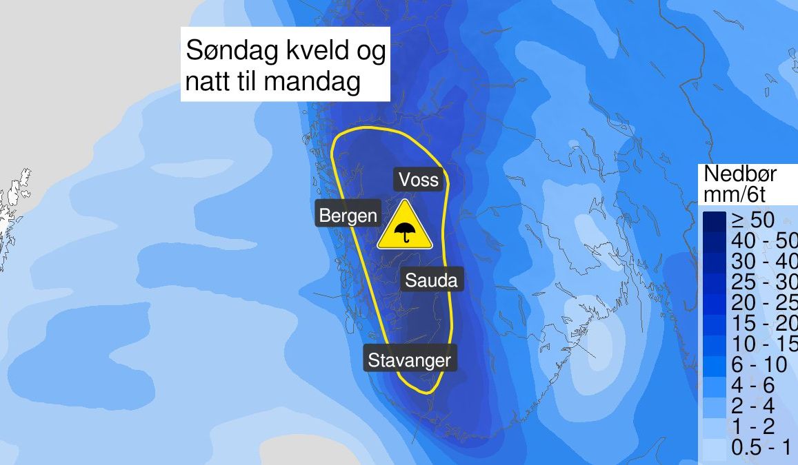 Se opp for mye regn - det er også flomvarsel - randaberg24.no Se opp for mye regn - det er også flomvarsel - randaberg24.no