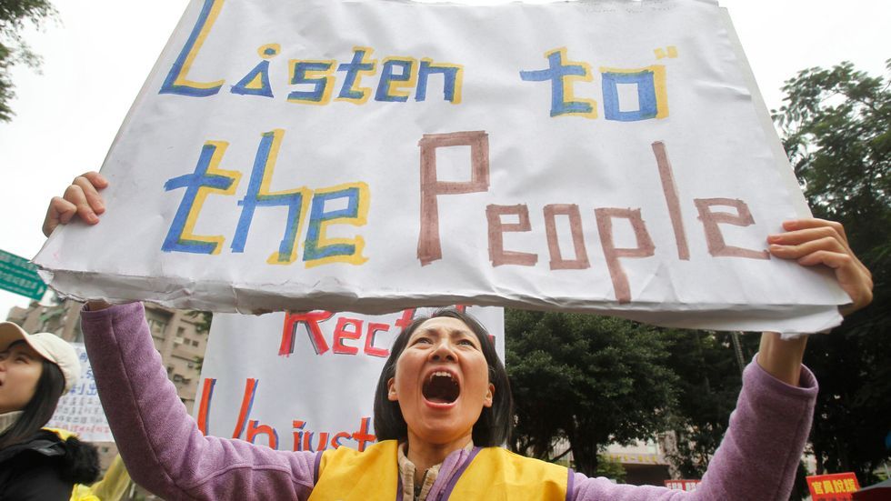 «Gule vester» demonstrerer i Taiwan - itromso.no