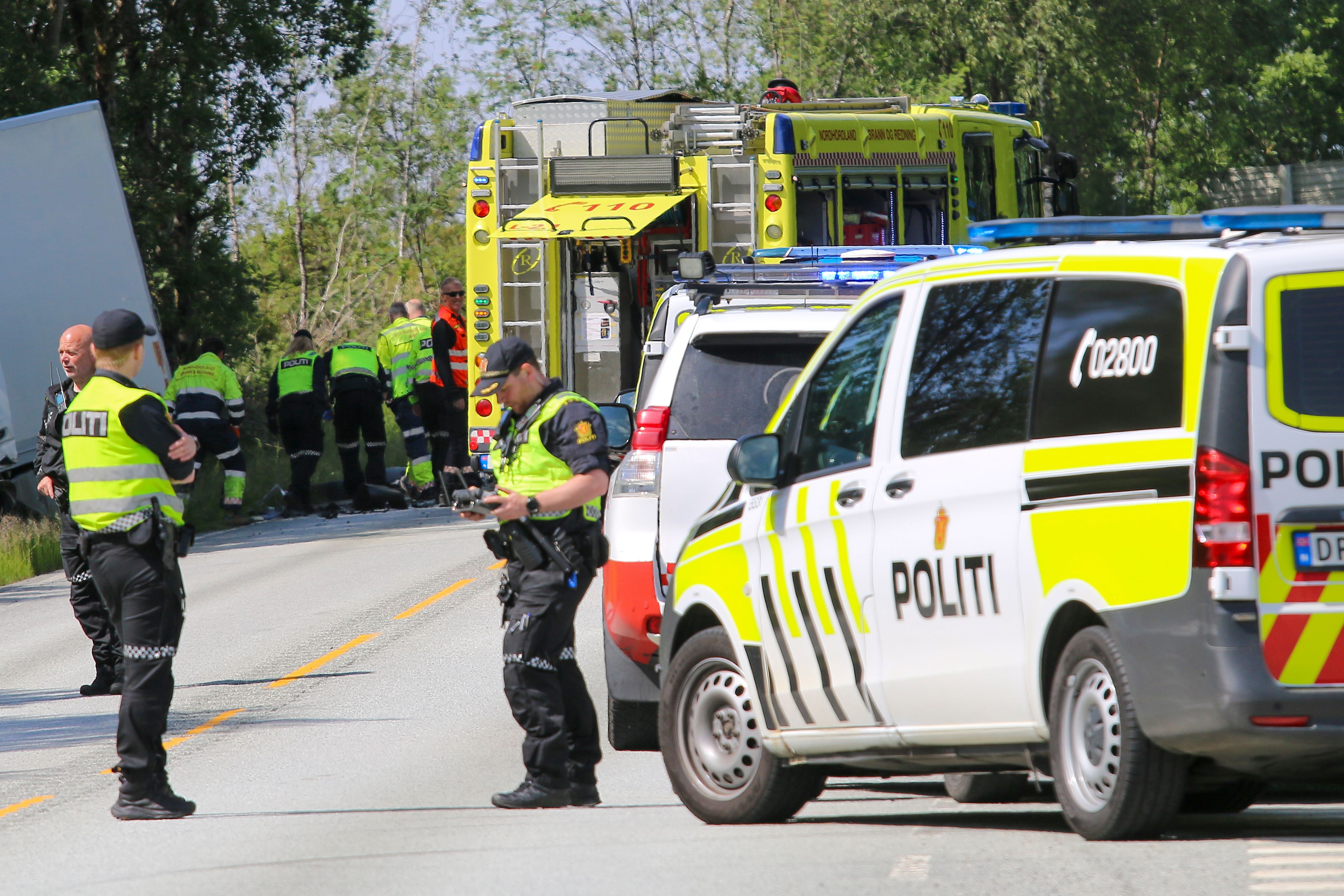 En person omkom i trafikkulykke ved Mongstad i Alver kommune - smp.no