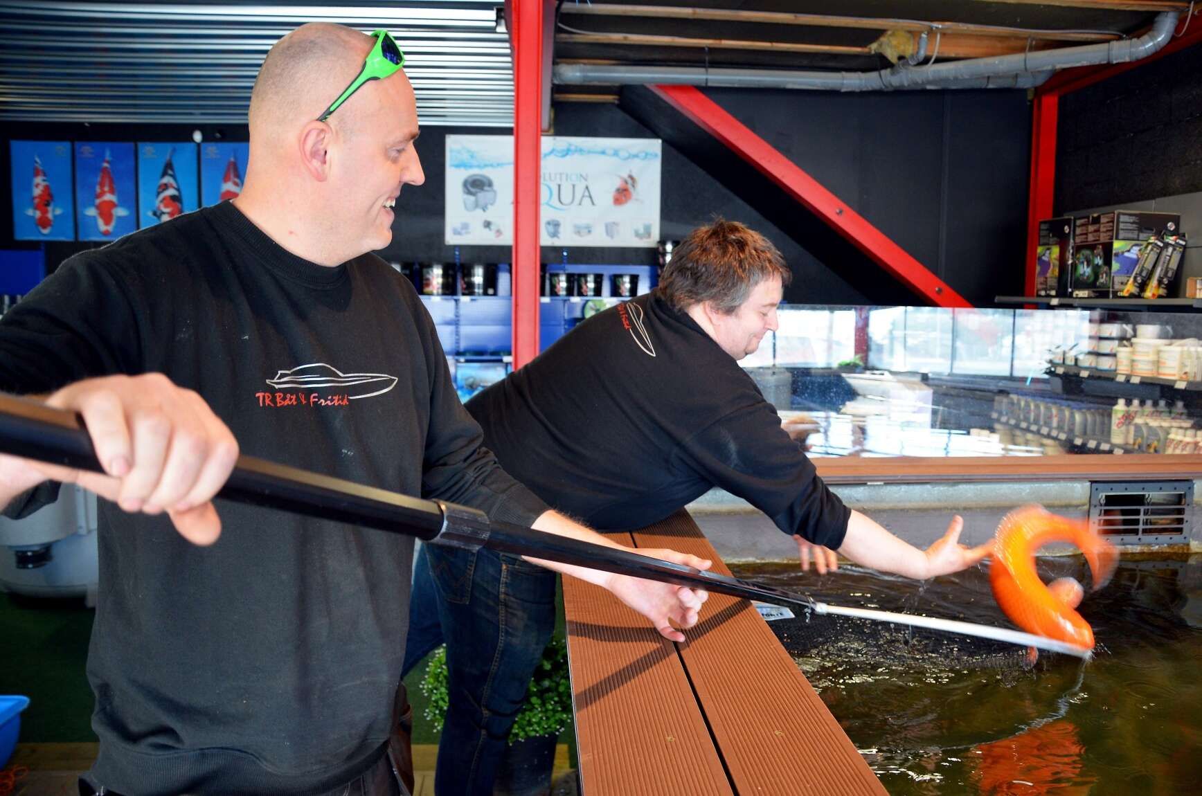 Trives som fisken i hagedammen - gat.no