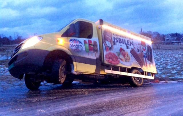 Isbilen på glattisen - vol.no