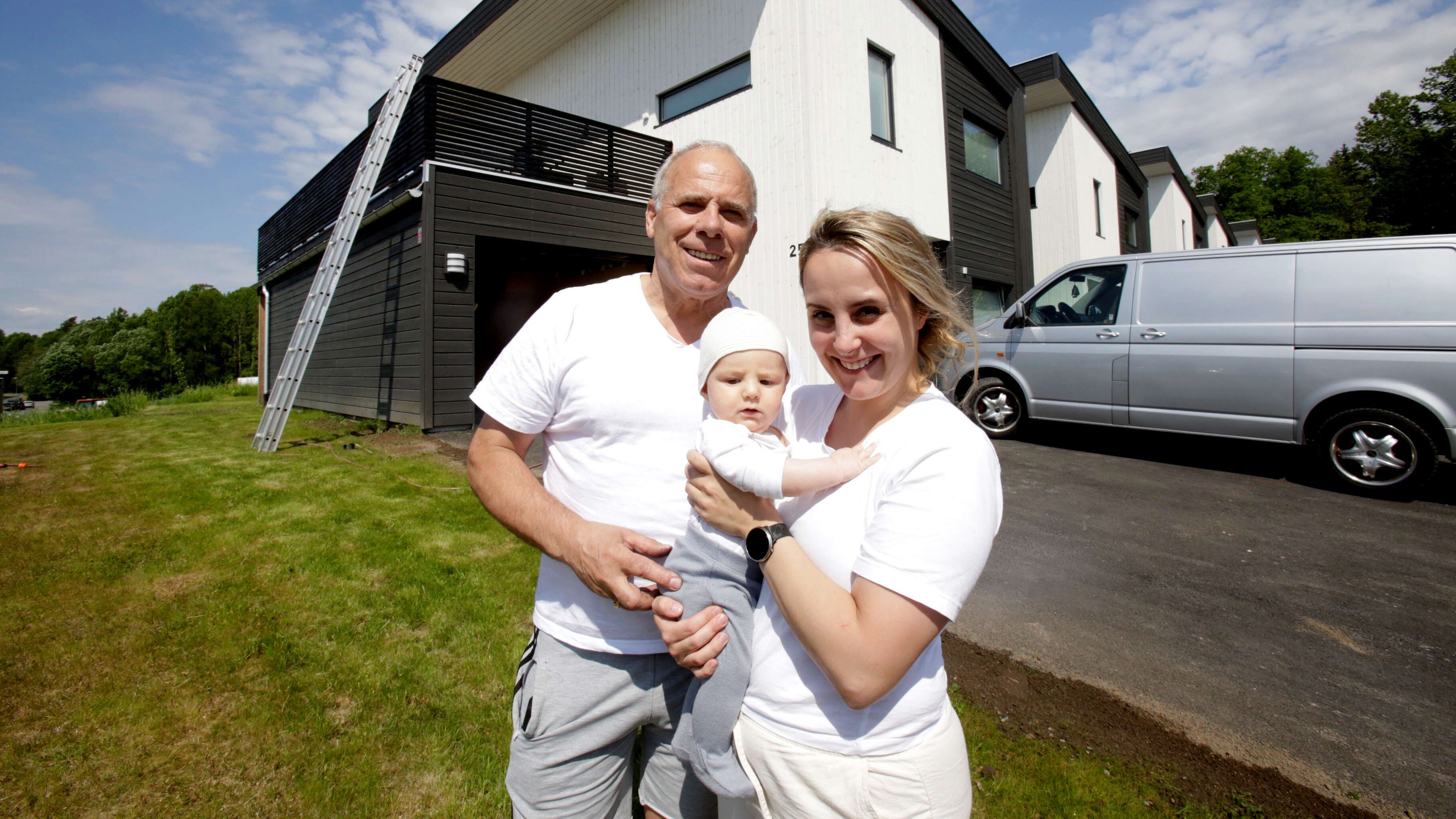 For fire år siden var det ingen hus her. Familien er Shala er en av ...