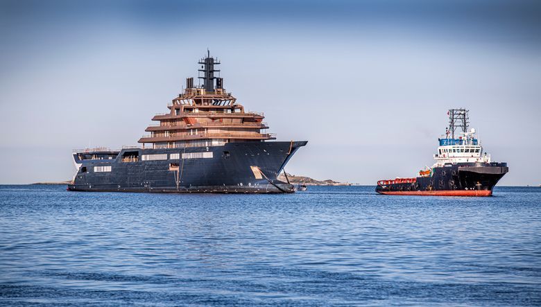 Røkkes superyacht og forskningsskip på veg til Vard Brattvåg - rbnett.no