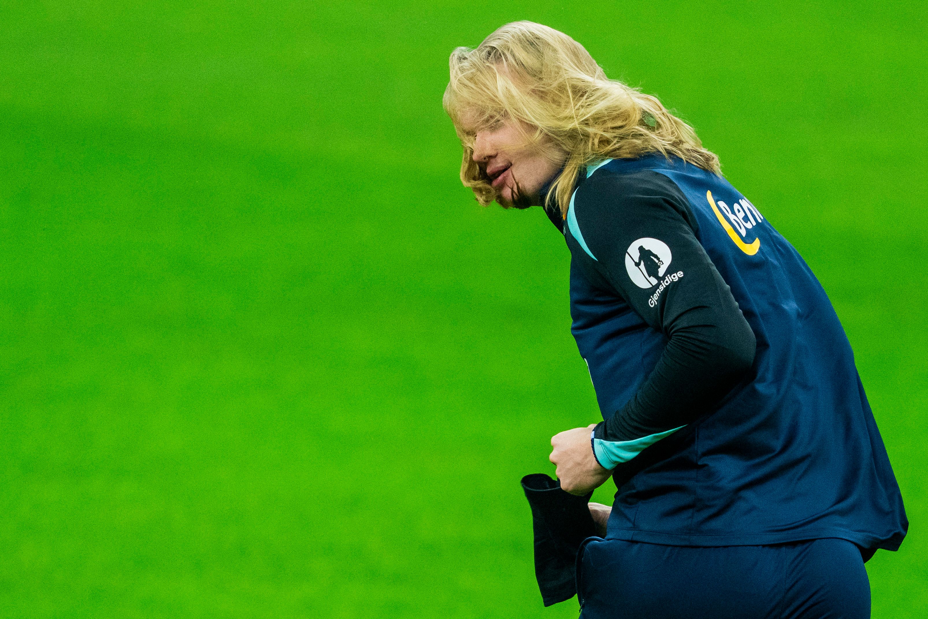 Haaland lover landslagsmoro i ti år til: – Håper det blir sant - fvn.no