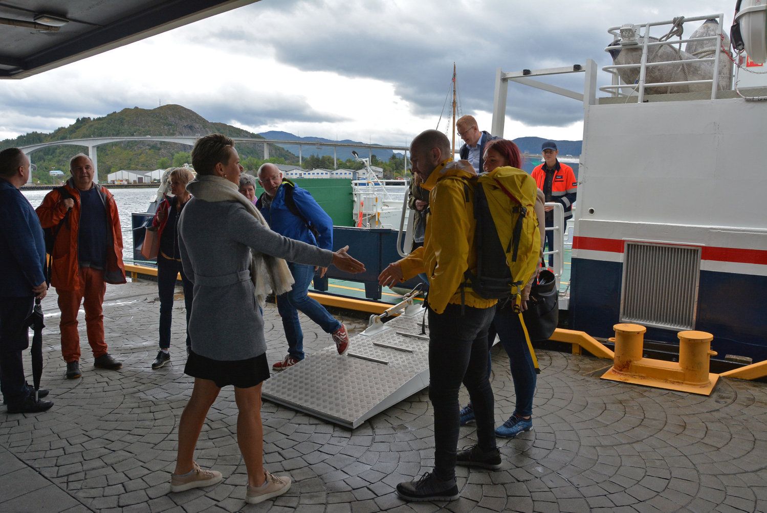 Ein stor milepæl då båten klappa til kai - fjt.no