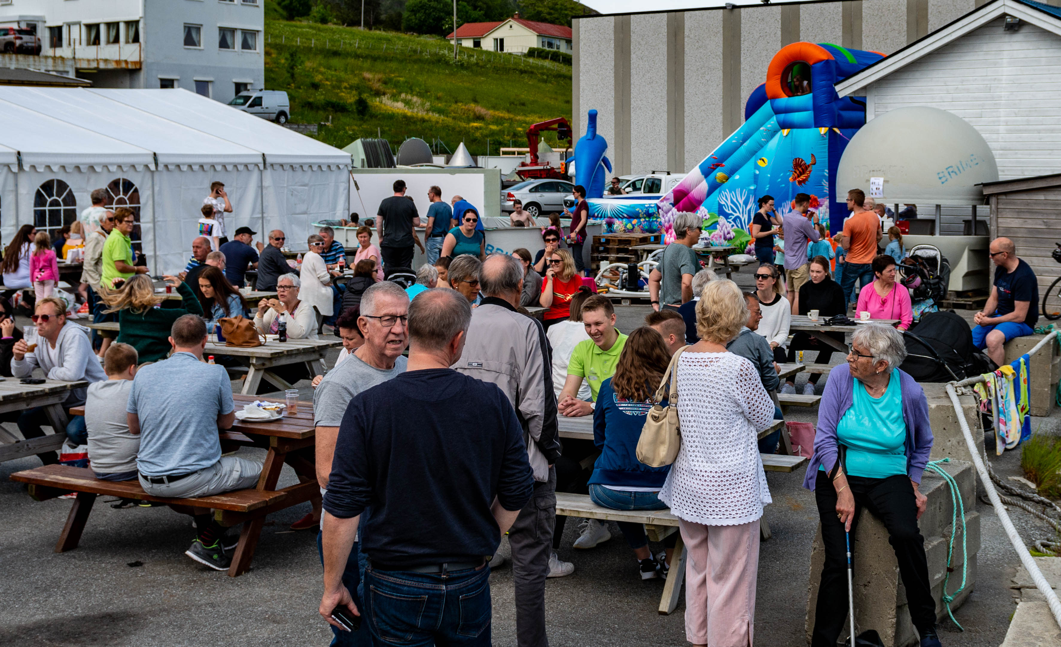 Strålande solskin og sommarstemning på Kvamsøy - vestlandsnytt.no