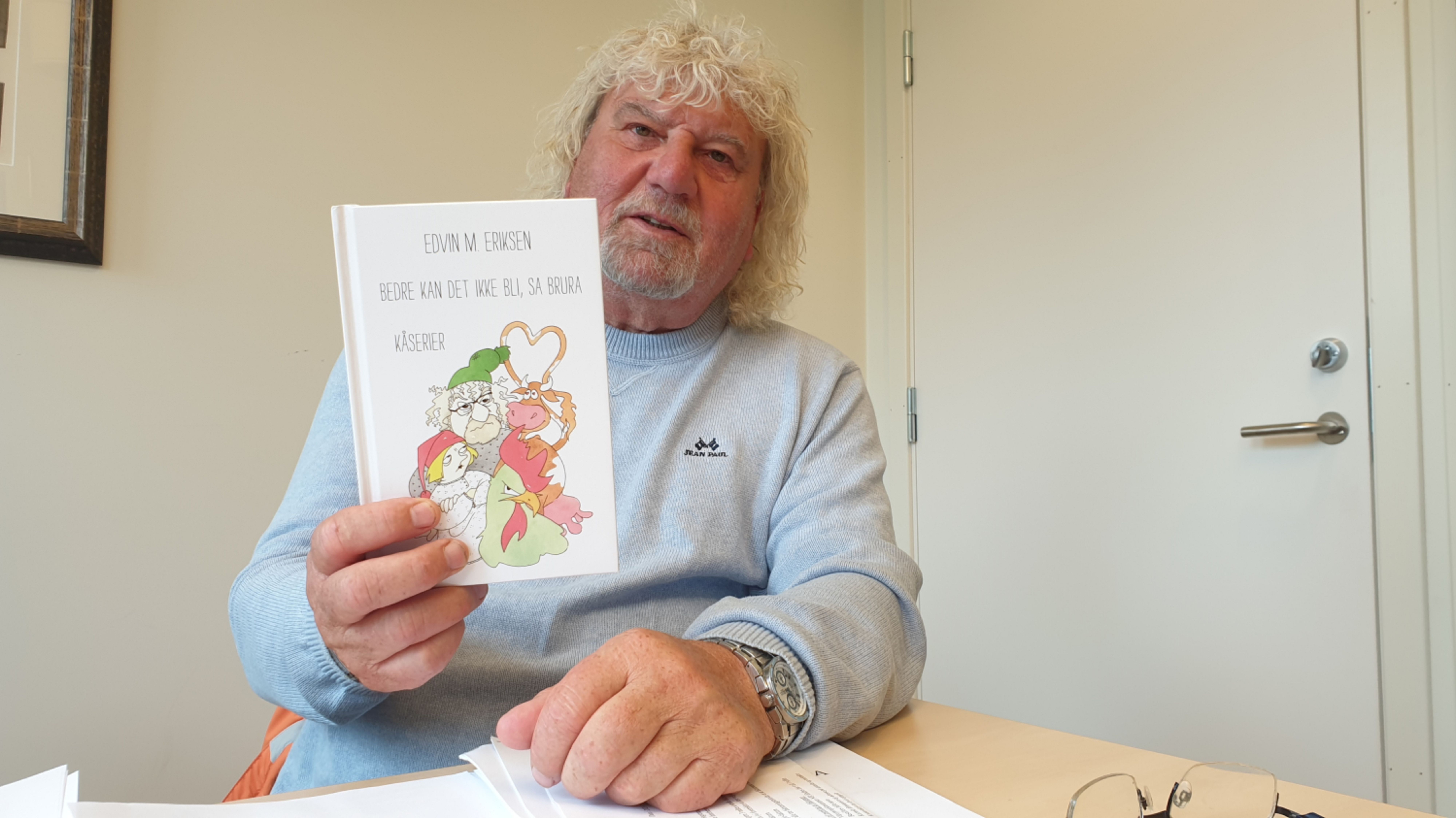 Edvin med ny bok om truser, klima og edru politikere: – Jeg har flere ...