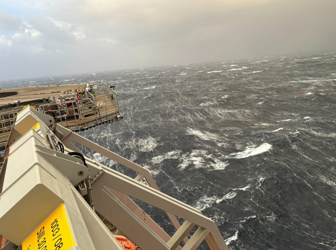 Skarv målte nesten ny rekord for lavtrykk - banett.no