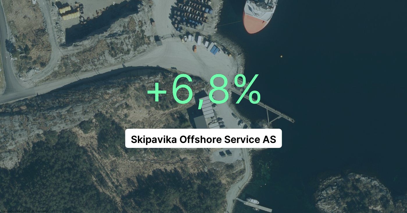 Inntektene til Skipavika Offshore Service AS bare vokser, viser ...