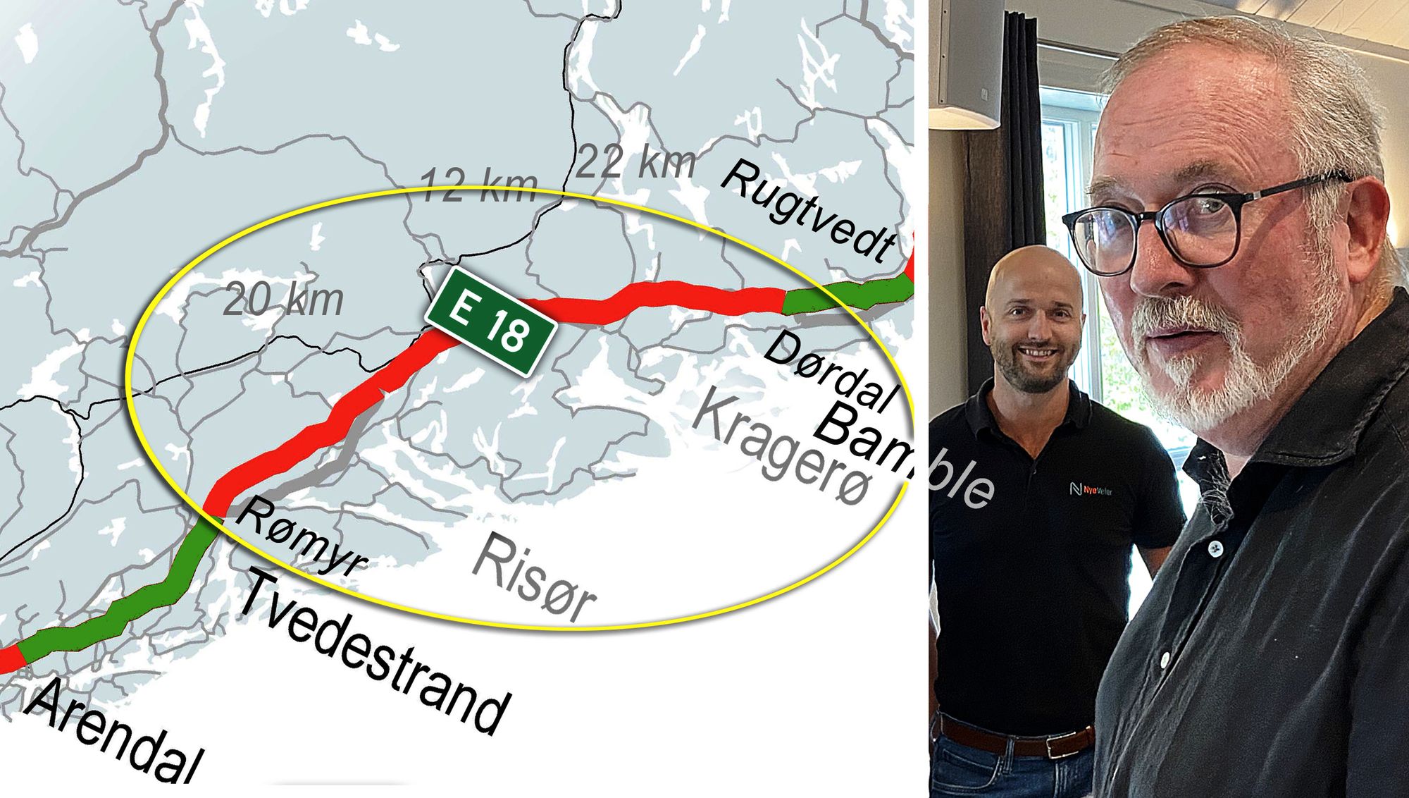 E18: Dette krever ordfører-sjefen av Nye Veier