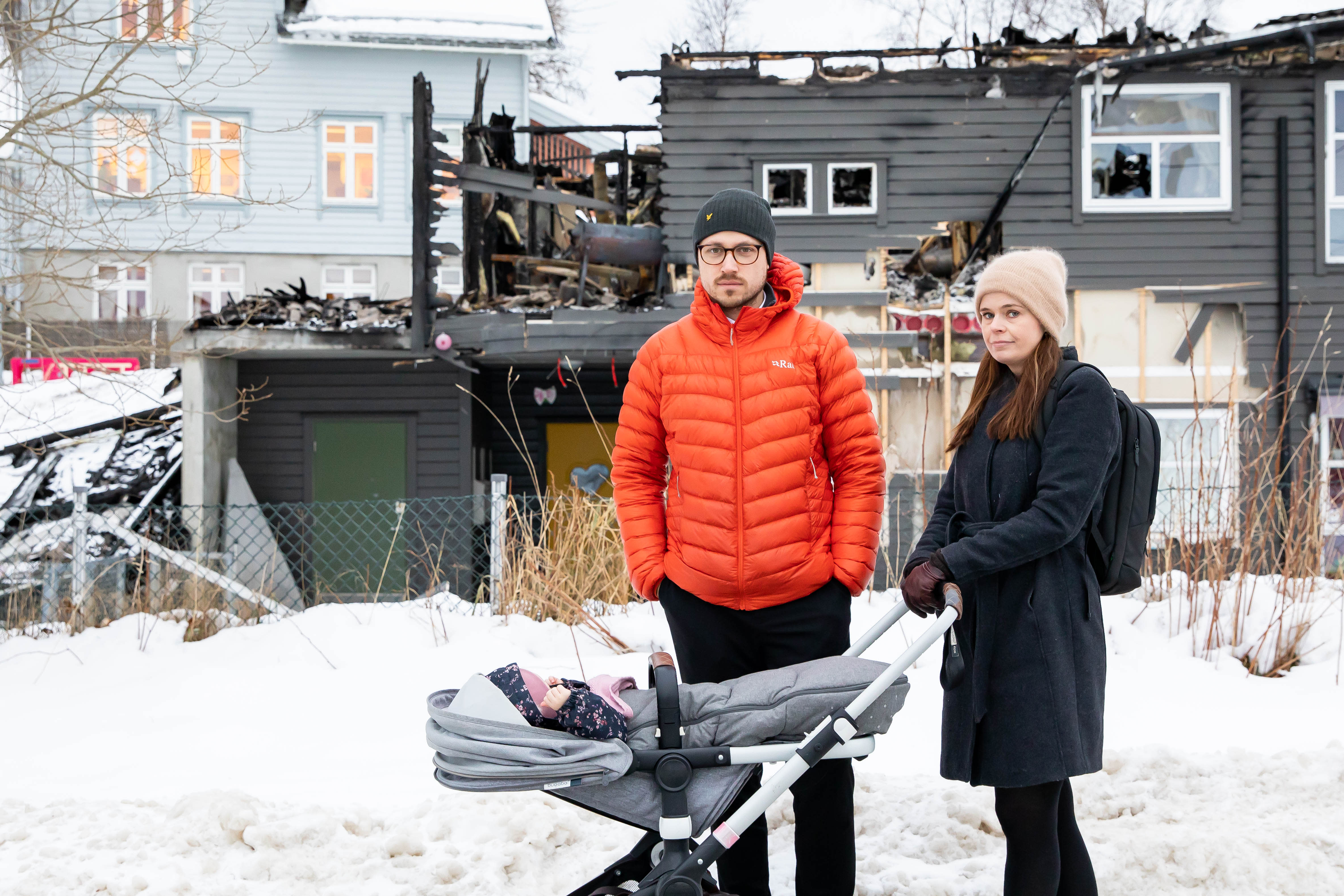 Har to barn i barnehagen som brant: – Spesielt trist for eldstejenta ...