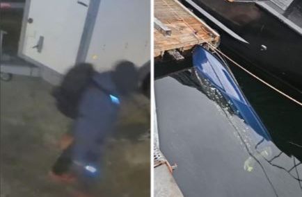 Trodde først at båten hadde slitt seg. Så oppdaget Christian mannen på ...