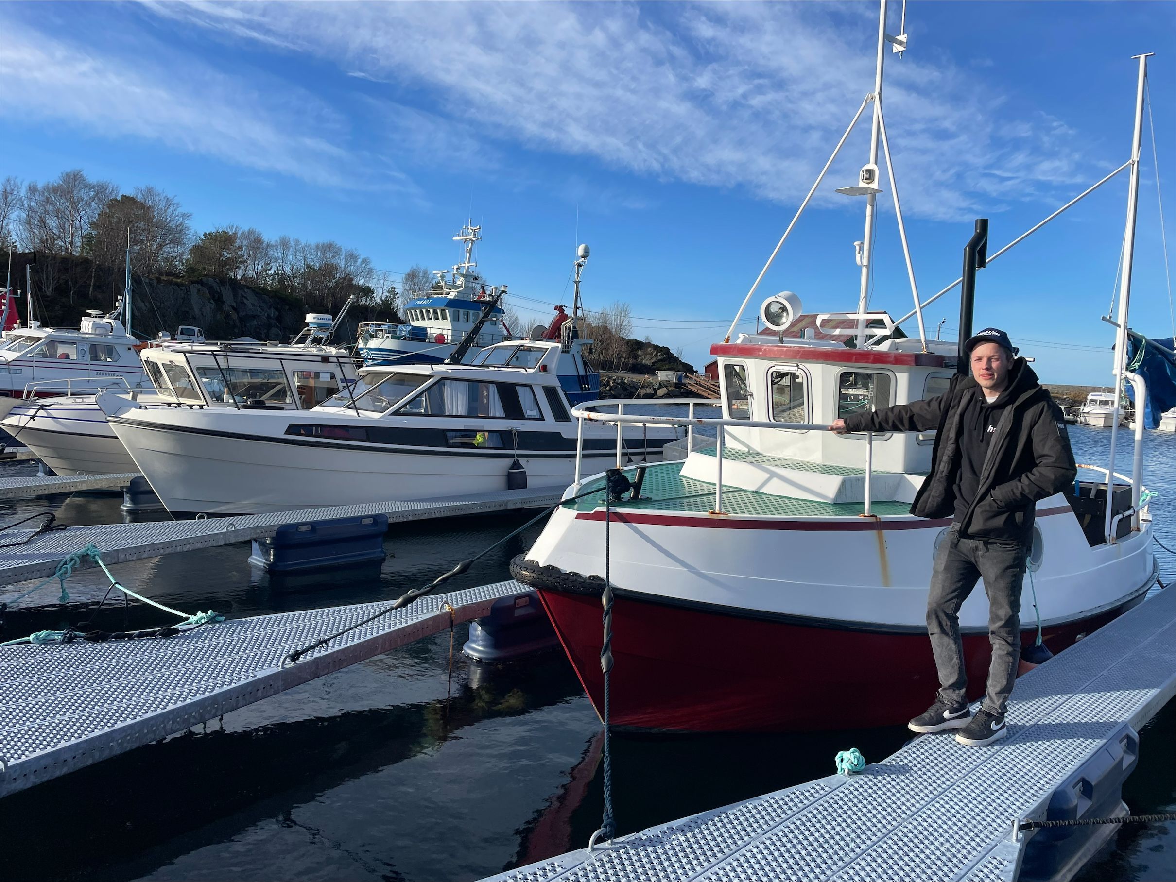Kjøpte sjark som 16-åring, nå er han 22 og styrmann - rbnett.no