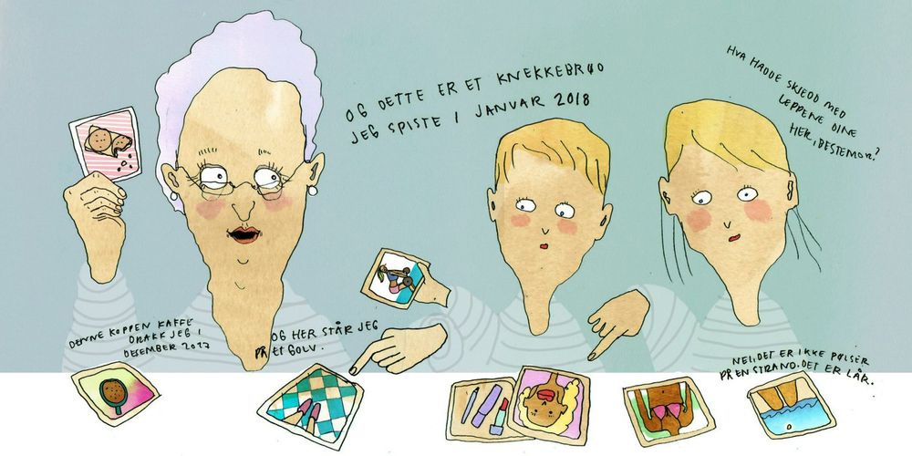 Vil vi noen gang forstå hvorfor de snapper bilder av halve ansikter ... Vil vi noen gang forstå hvorfor de snapper bilder av halve ansikter ...