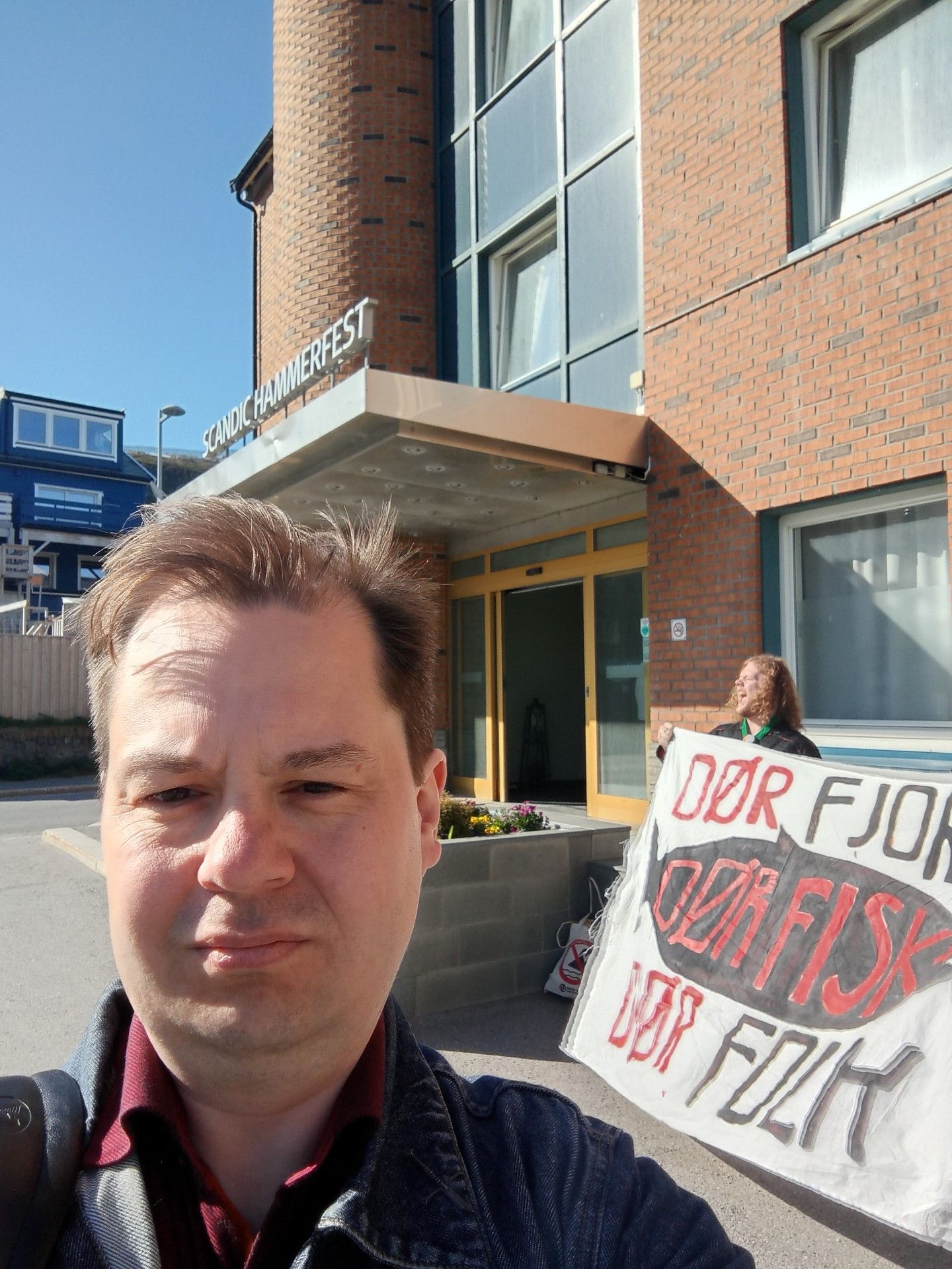 Frode og 40 andre risikerer straff etter Nussir-protestene - altaposten.no