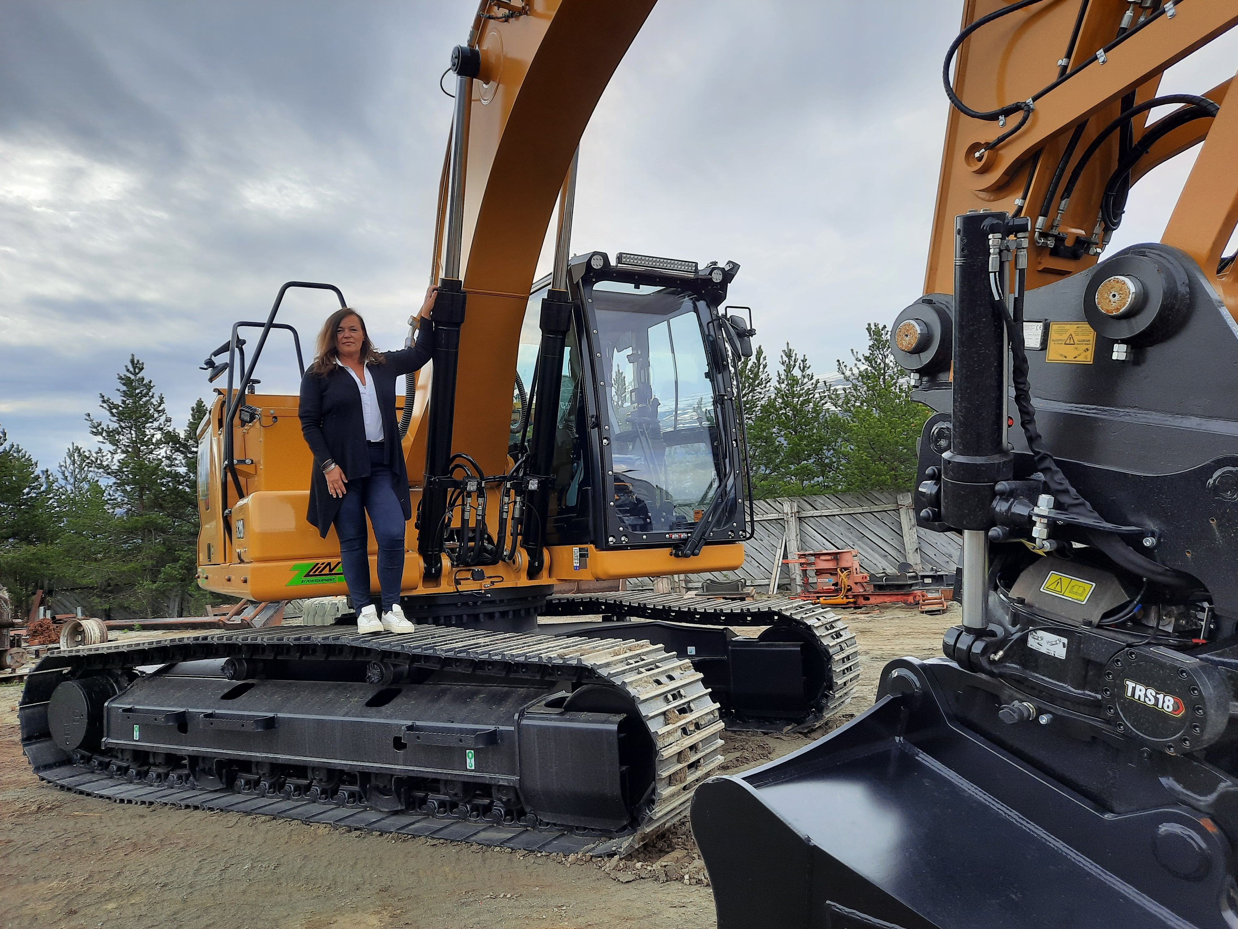 Bulldosarlaget med ny maskin - blir den fyrste i Noreg - vigga.no