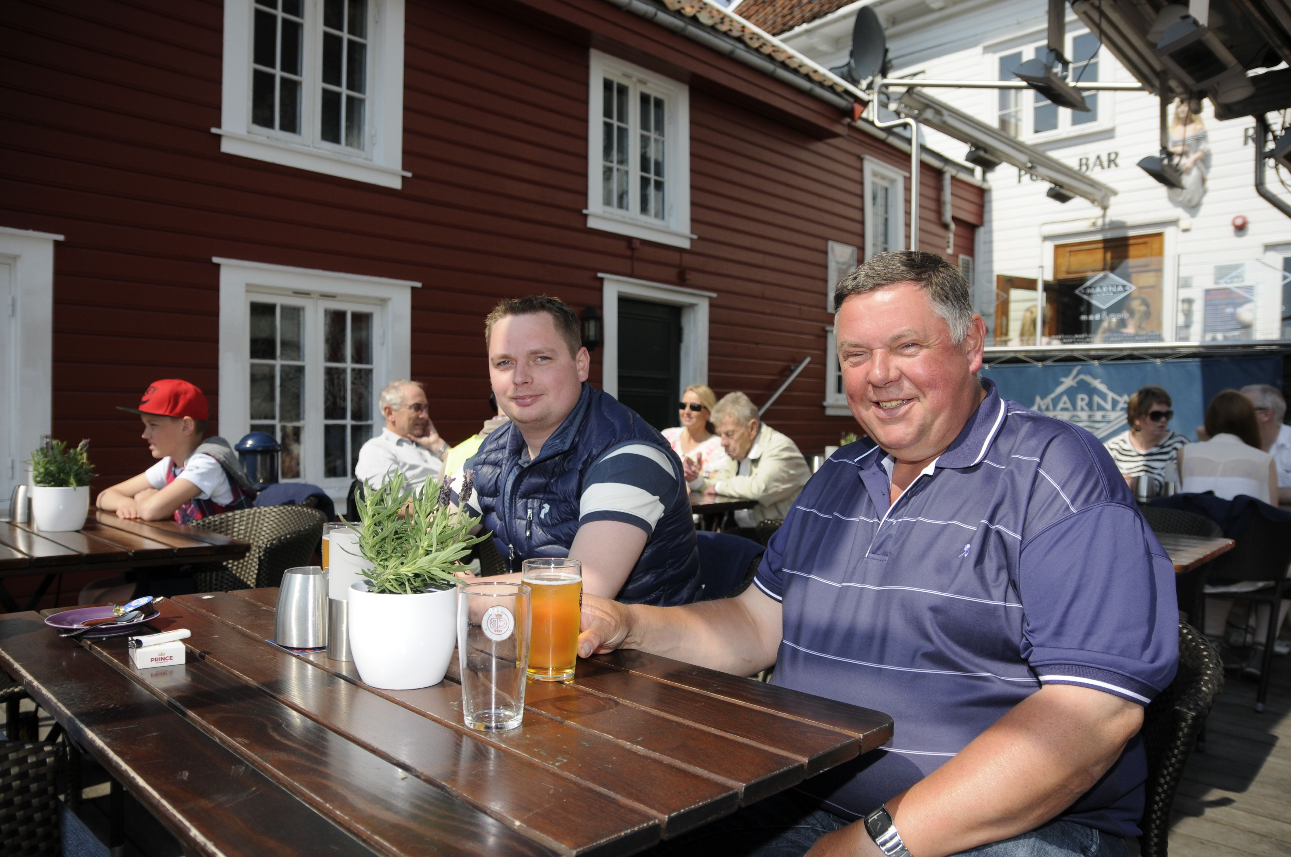 Årets første utepils