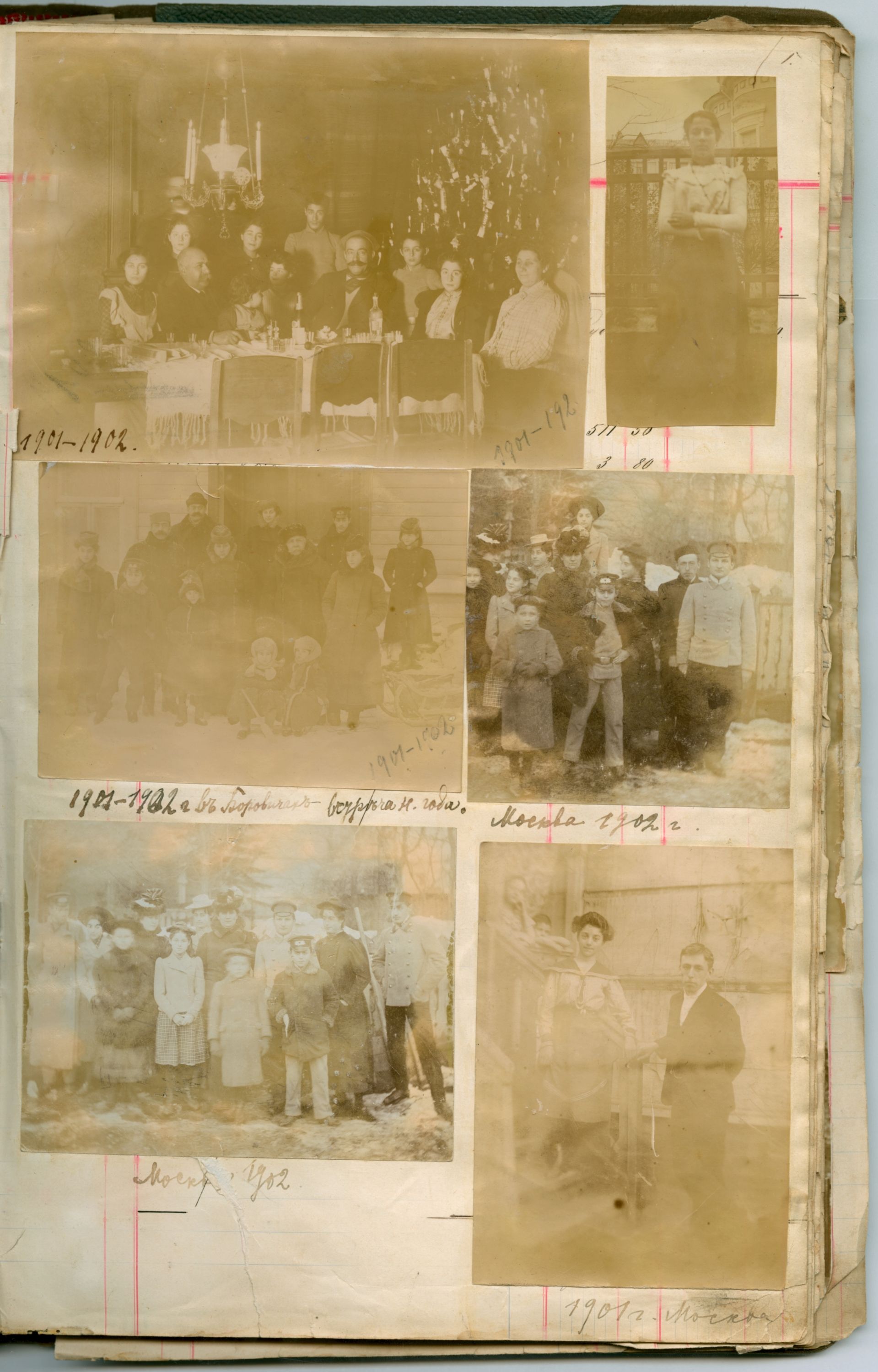 En sliten side fra et fotoalbum fra 1902 avslører kanskje noe om vår ...