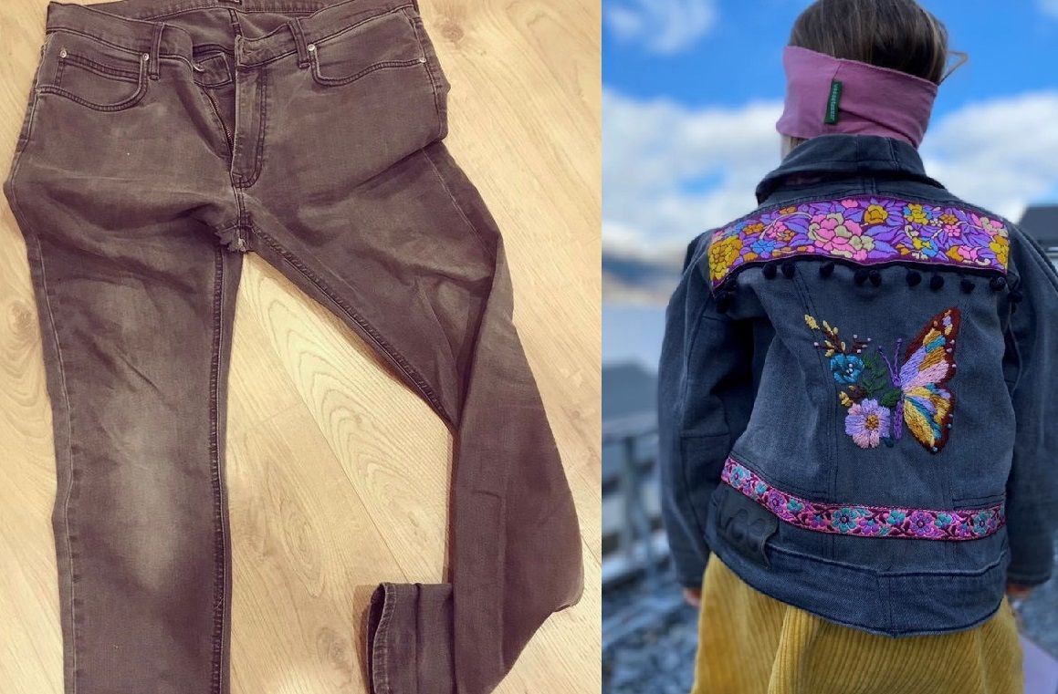 Anne-Malin vant sykonkurranse – mannens gamle bukse ble til ny jakke ...