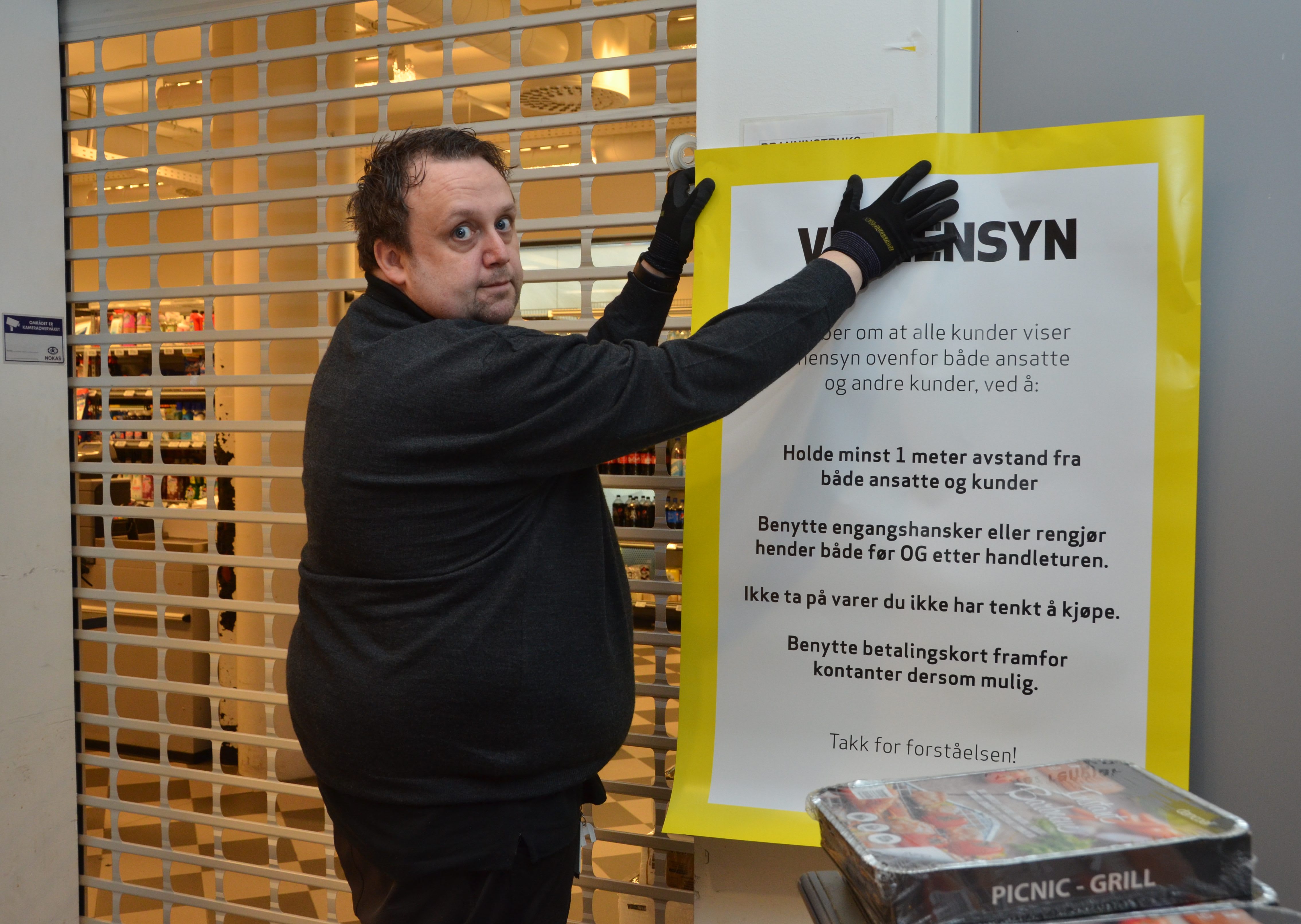 Slik blir det i søndagsåpen matbutikk under koronakrisen - tronderbladet.no