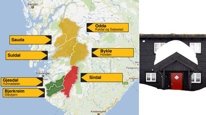 Sirdalshytte dobbelt så dyr som i hytte i Hunnedalen - fvn.no