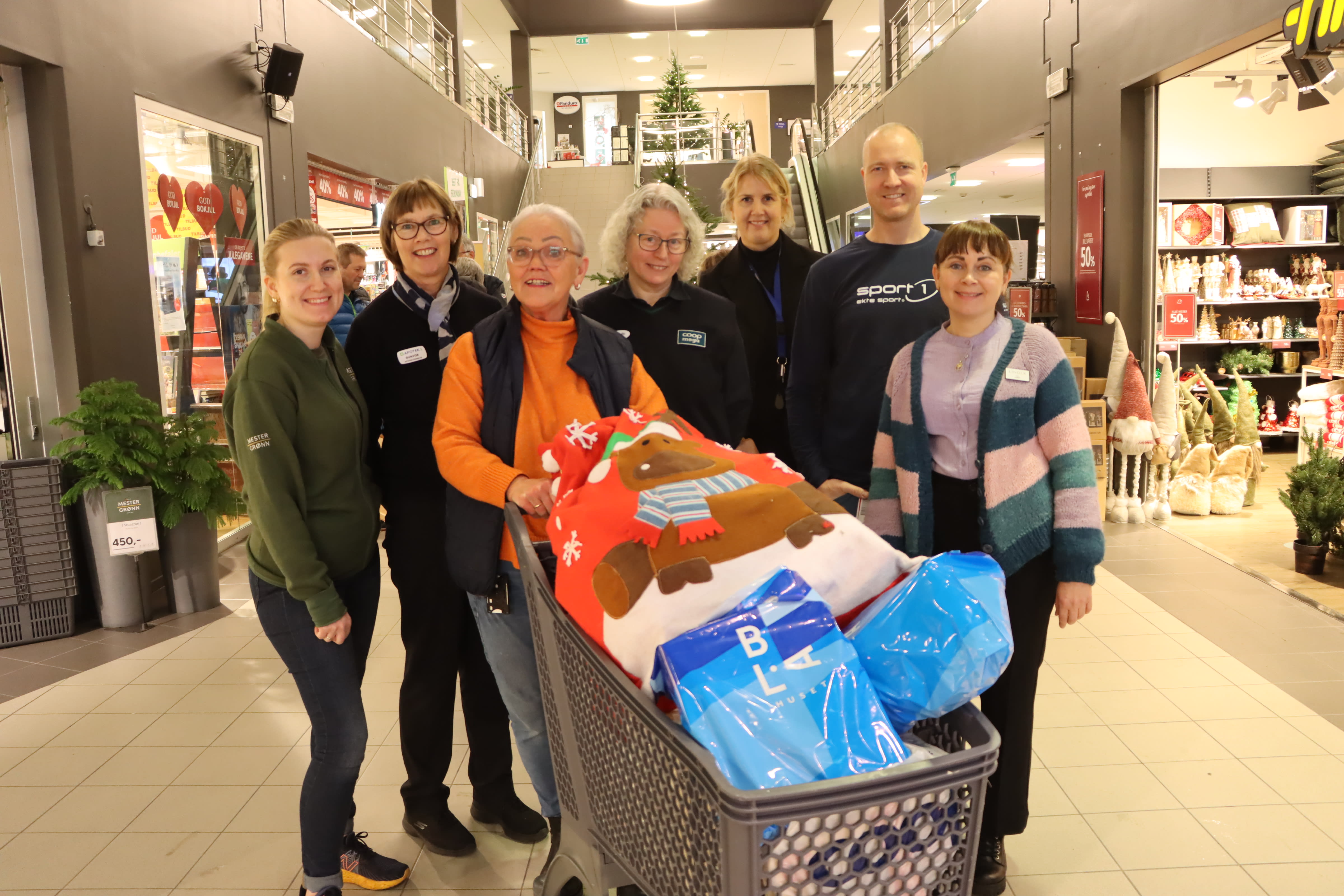Gav bort handlevogn full av mat og gåver - vikebladet.no