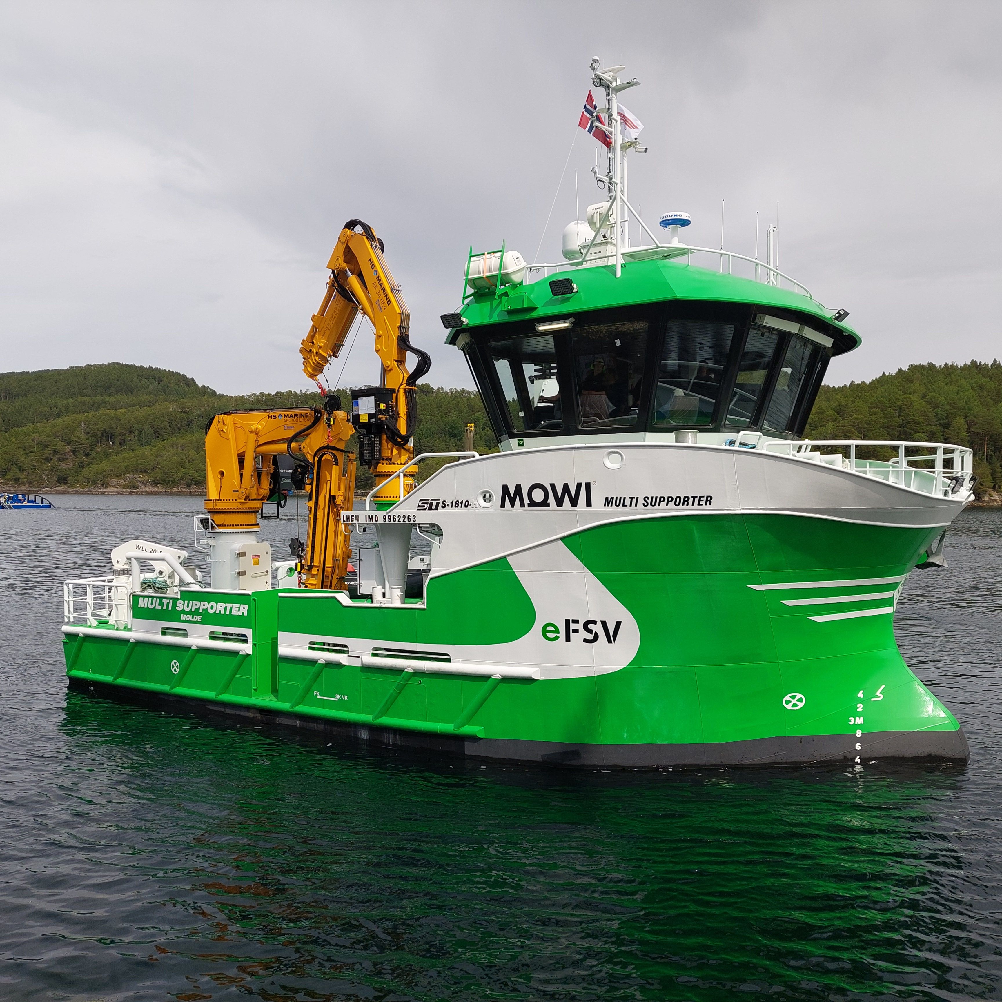 Leverte full-elektrisk servicebåt - kystogfjord.no