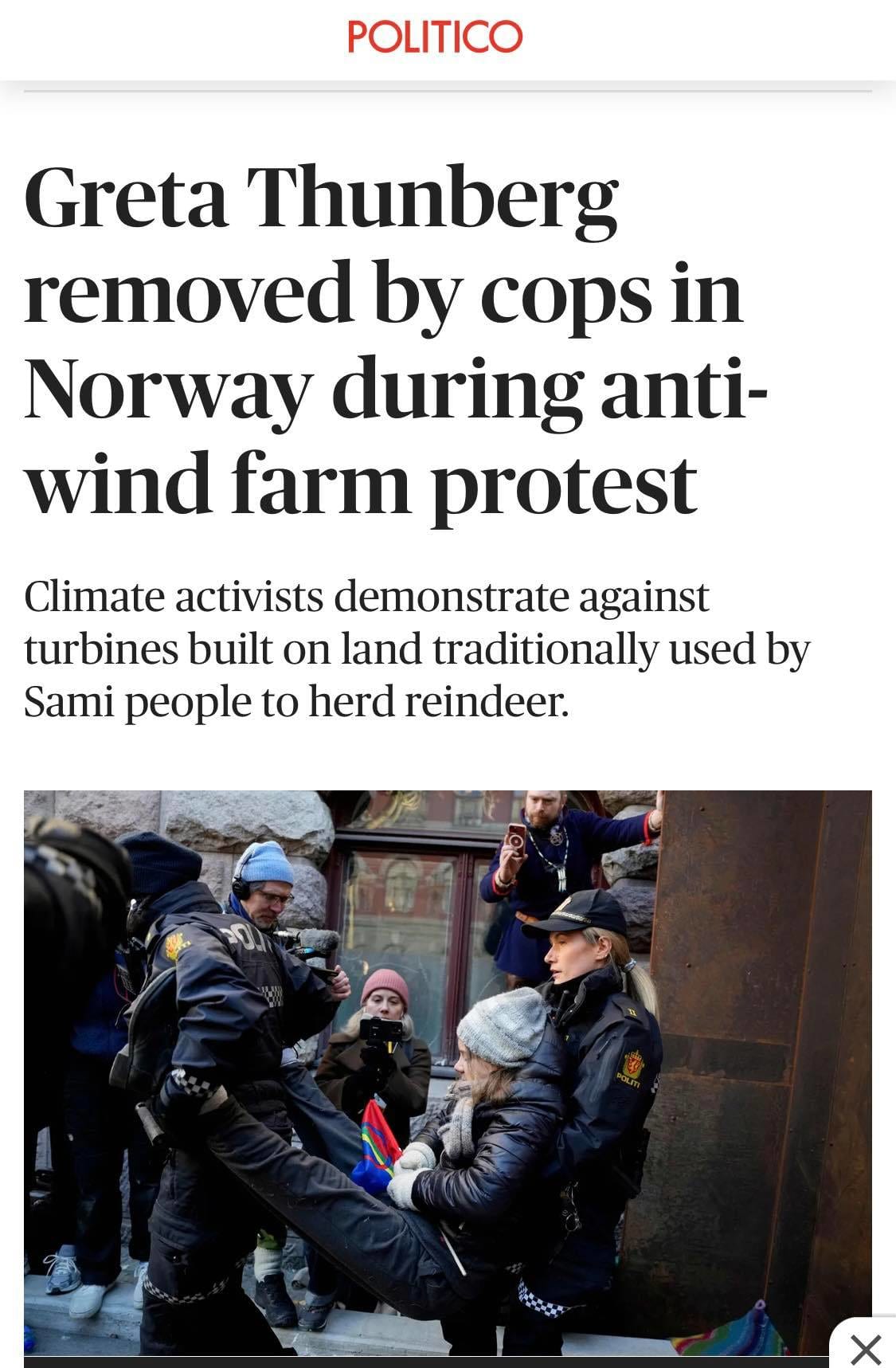 Fosen-demonstrasjonen går verden rundt: – Det kan virke rart å se Greta ...