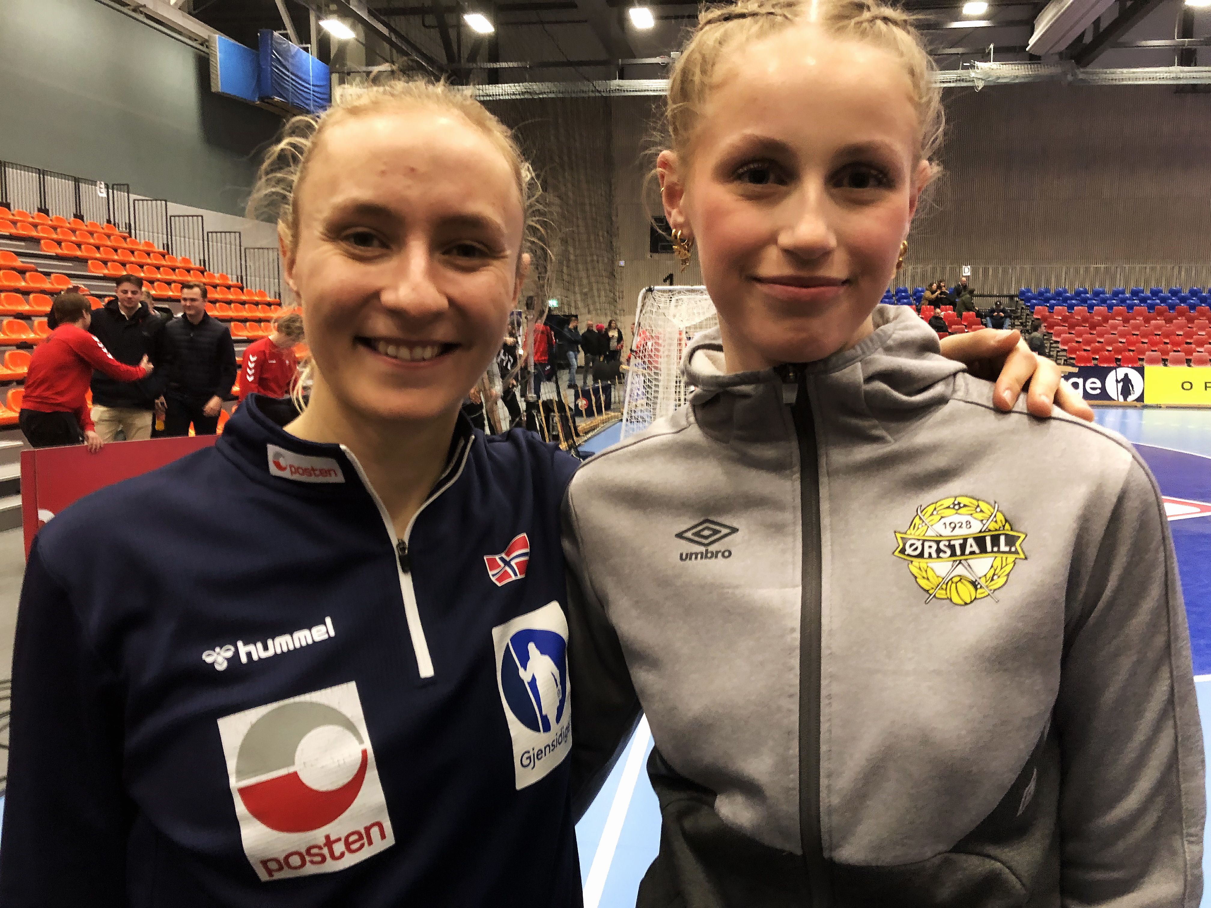 Håndballtalent møtte sitt forbilde og fikk gode råd: Julie sikter mot ...