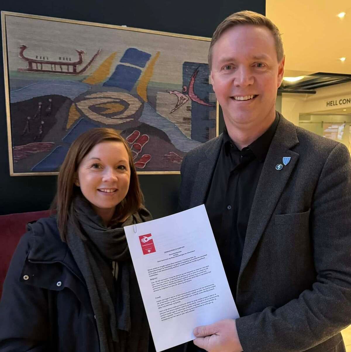 Signerte avtale om å bli mer demensvennlig - fosna-folket.no