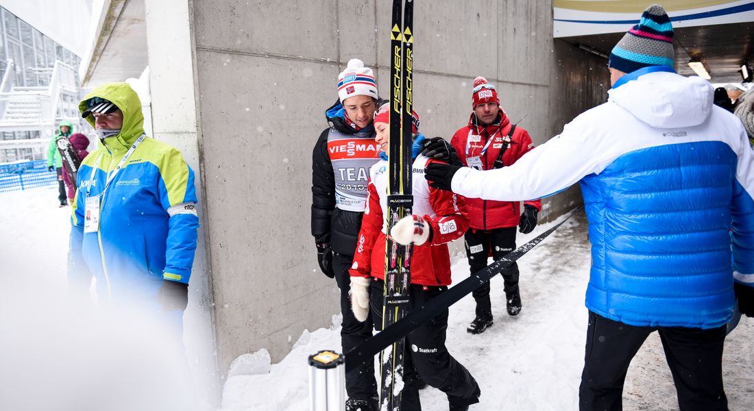 Tiril Eckhoff fikk trøst og gratulasjon av samboeren etter ... Tiril Eckhoff fikk trøst og gratulasjon av samboeren etter ...