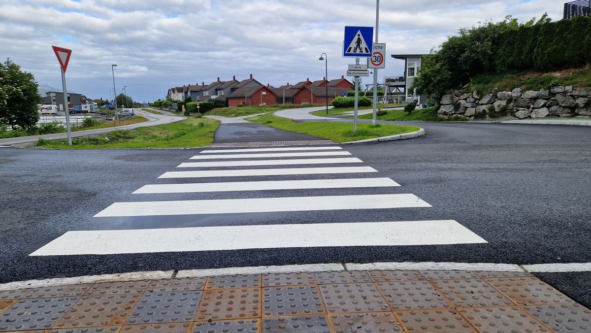 Rustet opp skuleveg på Blindheim - smp.no