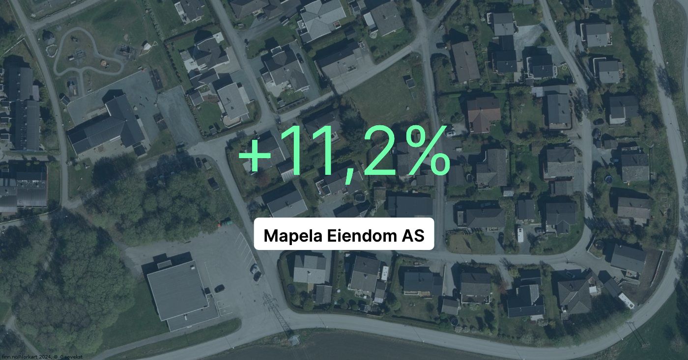 Eksplosiv økning i inntektene til Mapela Eiendom AS - mn24.no
