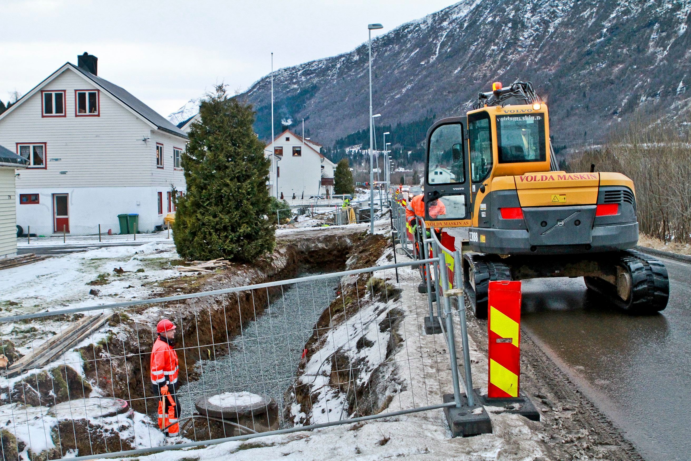 Byggjer 700 m med fortau og gang- og sykkelveg på Mo - morenytt.no