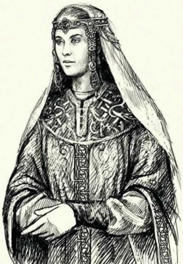 En norsk konge Harald Hardråde en Kiev-prinsesse fra Ukraina Ellisiv ...