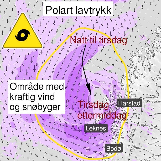 Kan bli en heftig nyttårsaften. Nytt polart lavtrykk på vei - vaganavisa.no Kan bli en heftig nyttårsaften. Nytt polart lavtrykk på vei - vaganavisa.no