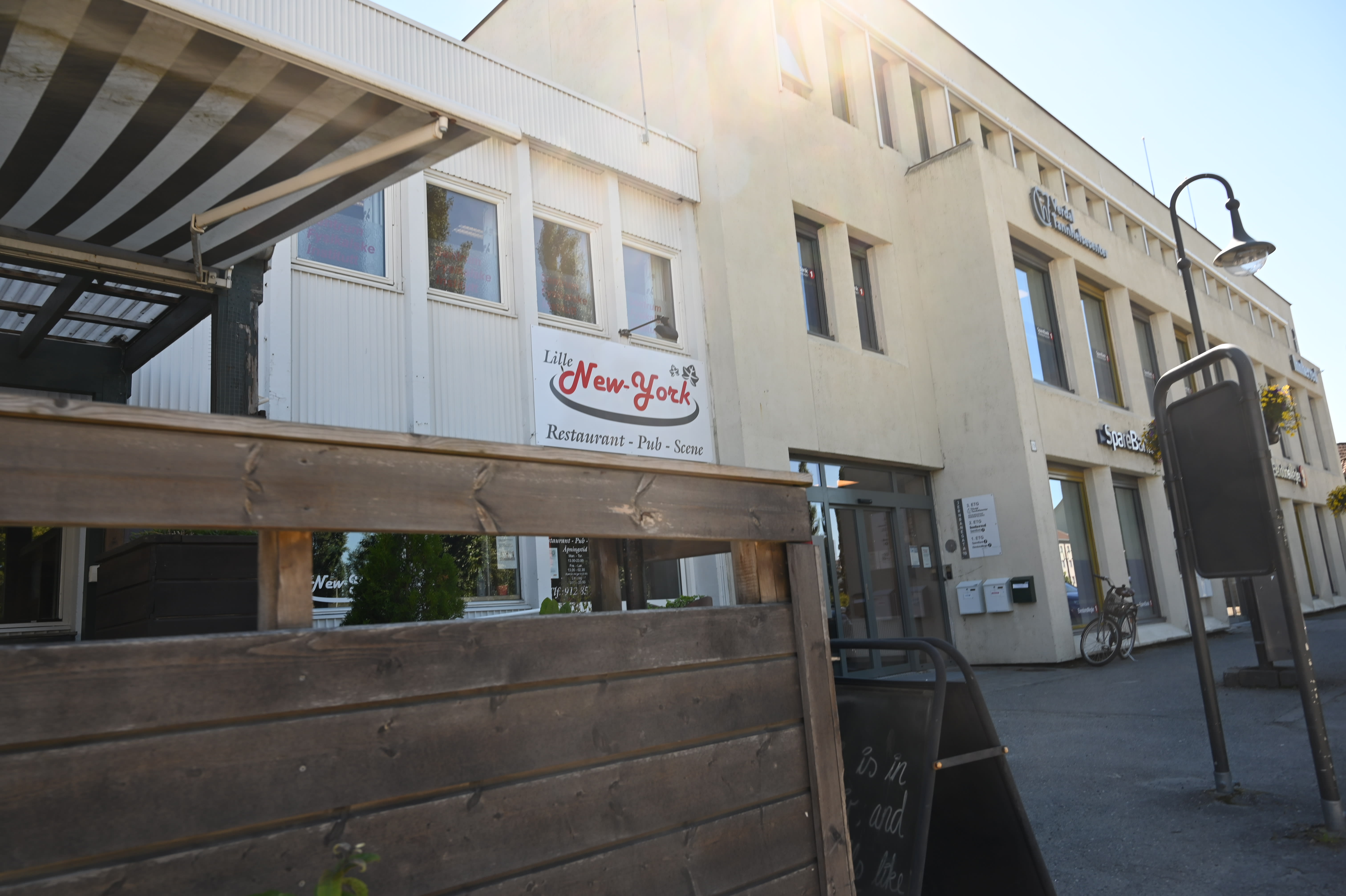 Snek seg inn på platting