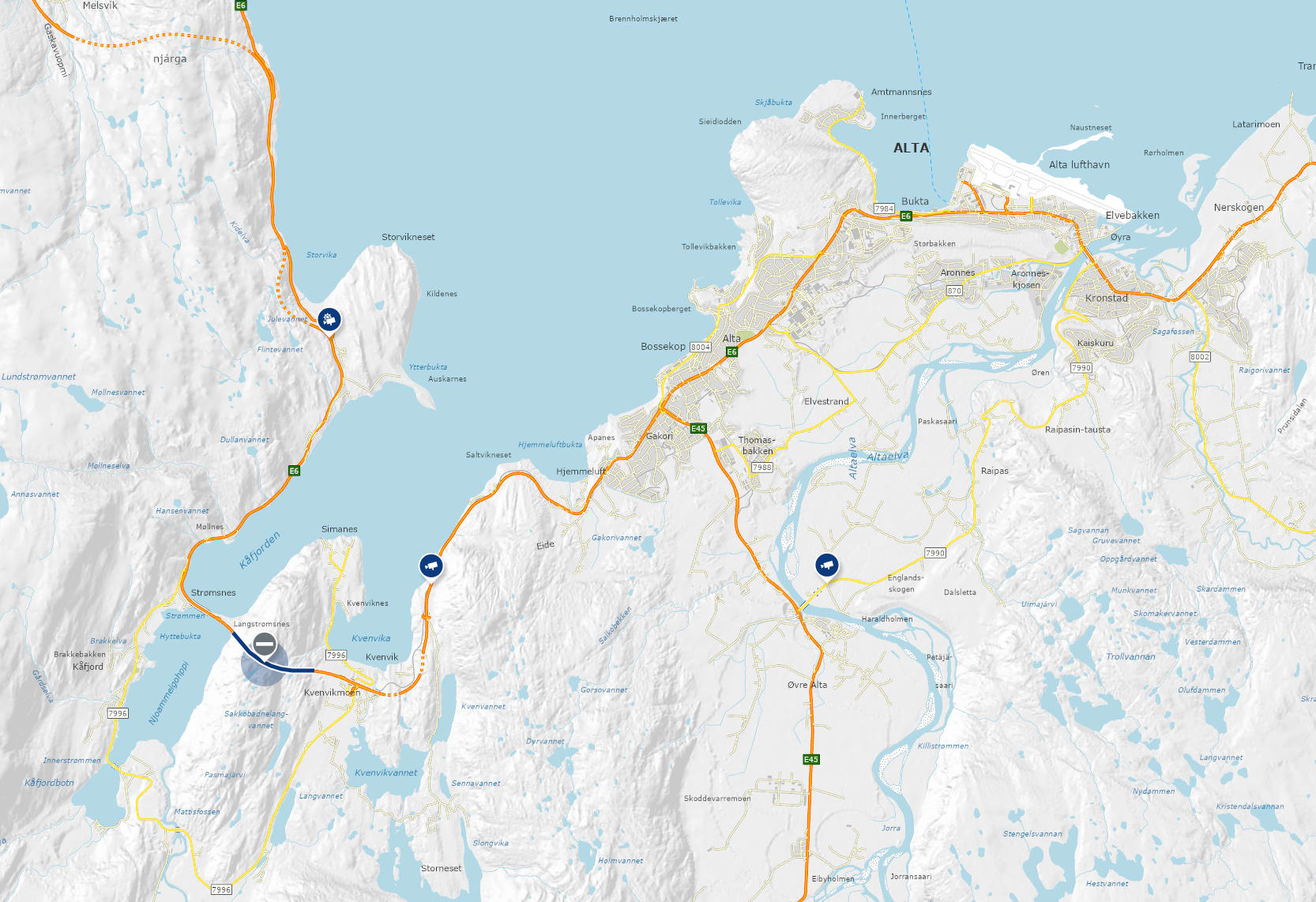 Stengt tunnel på E6 i natt - altaposten.no