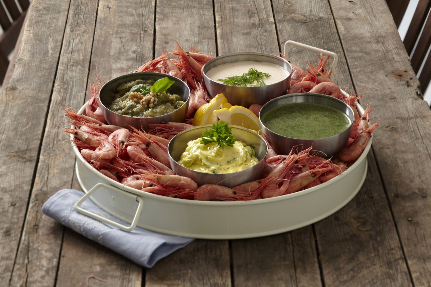 Ferske reker med smakfulle sausar - morenytt.no