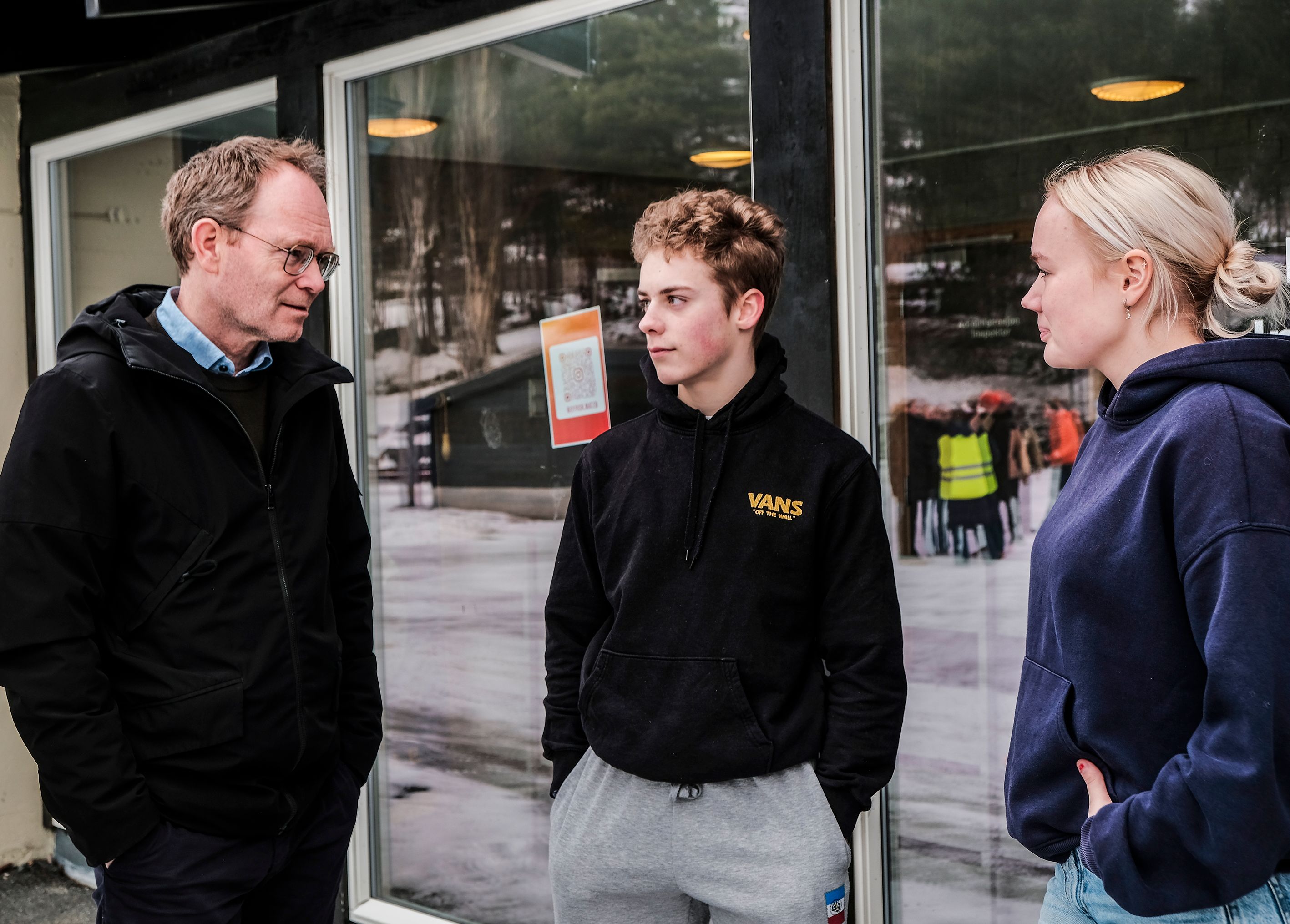 Her får ministeren råd fra 15-åringene Malin og Thomas om praktiske fag ...