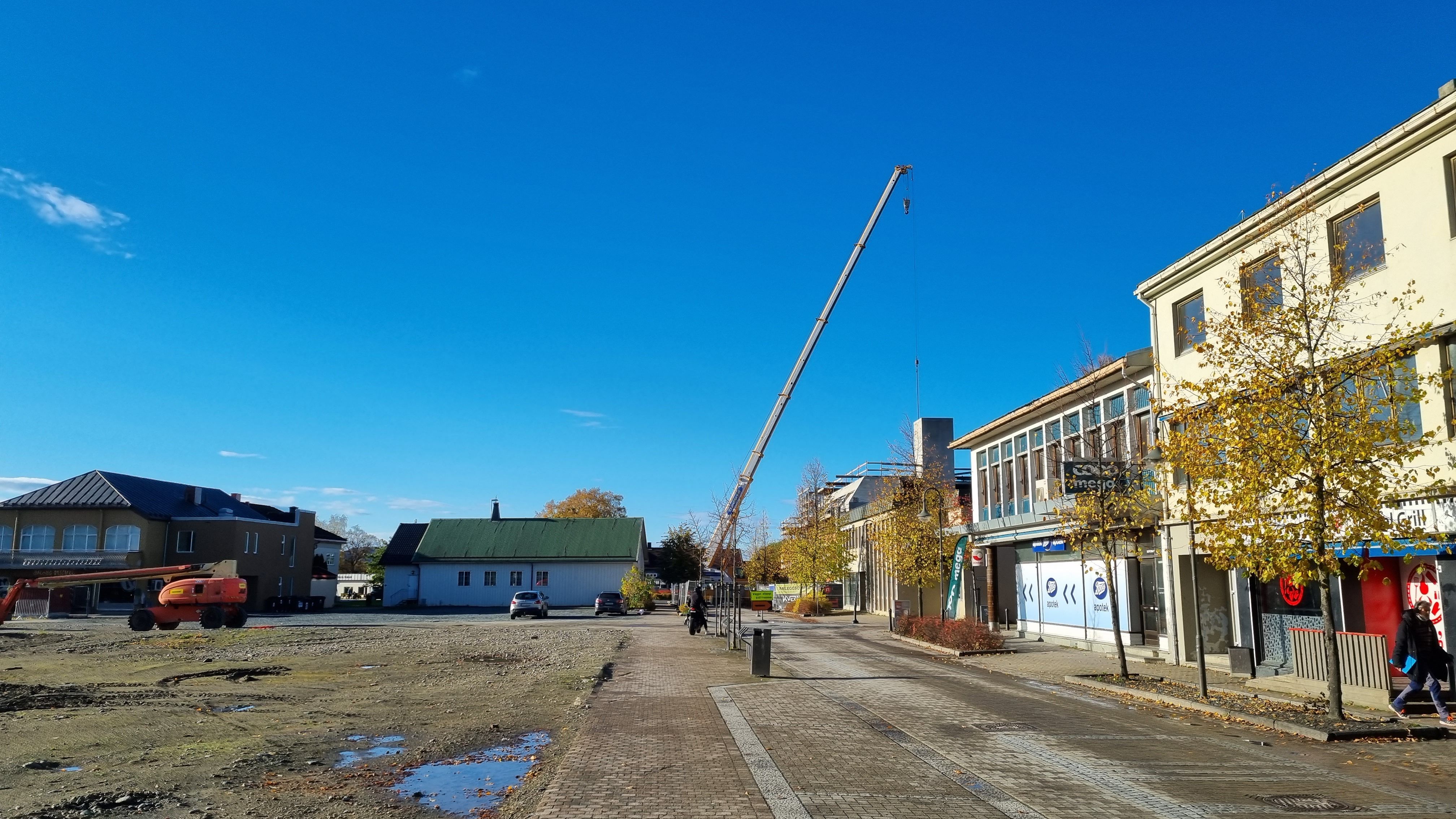 Dette bærer bud om en fin vinter - og at gata blir stengt litt lenger ...