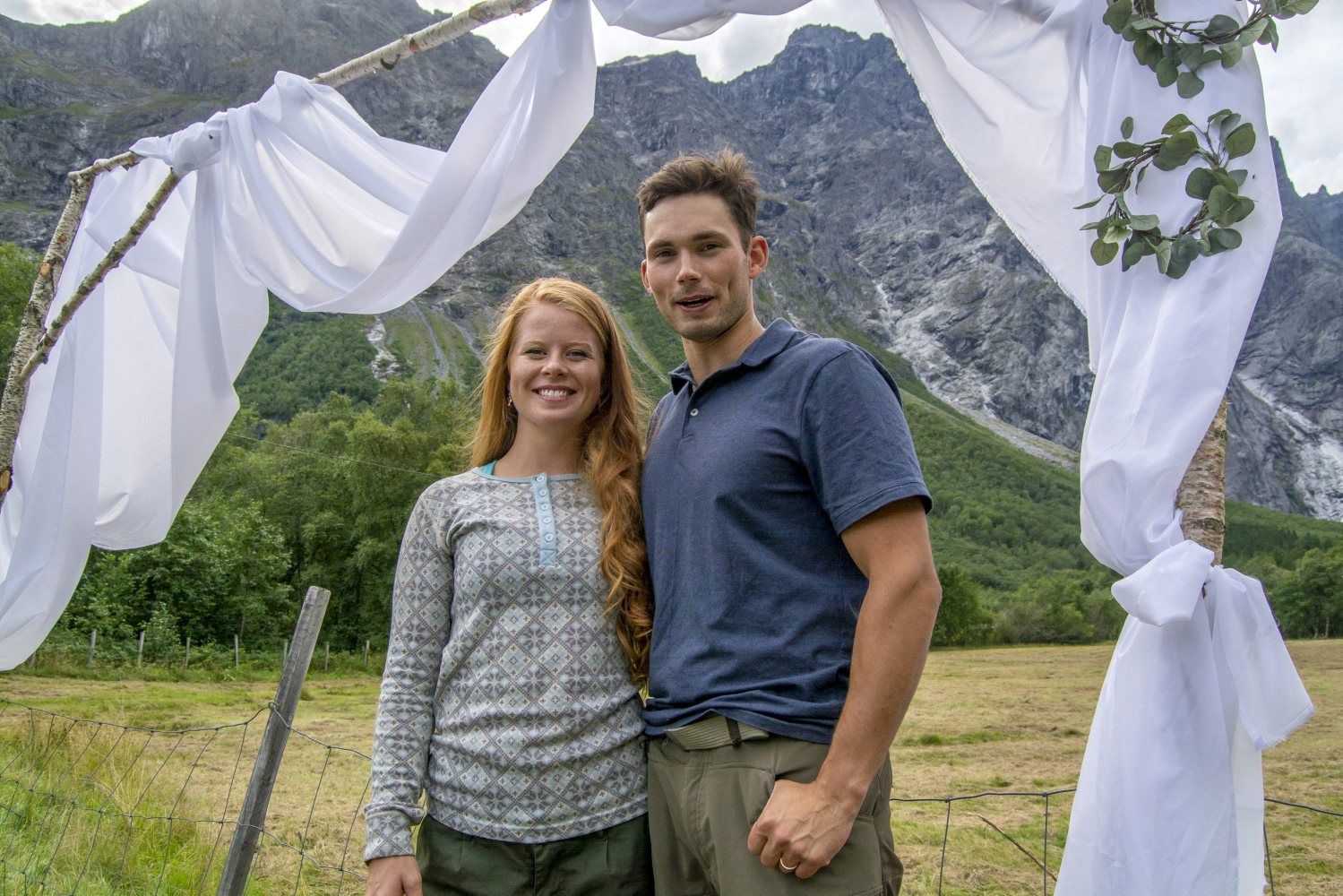 Da Kim Daniel og Julie giftet seg lørdag, var det med Veslemannen som ...