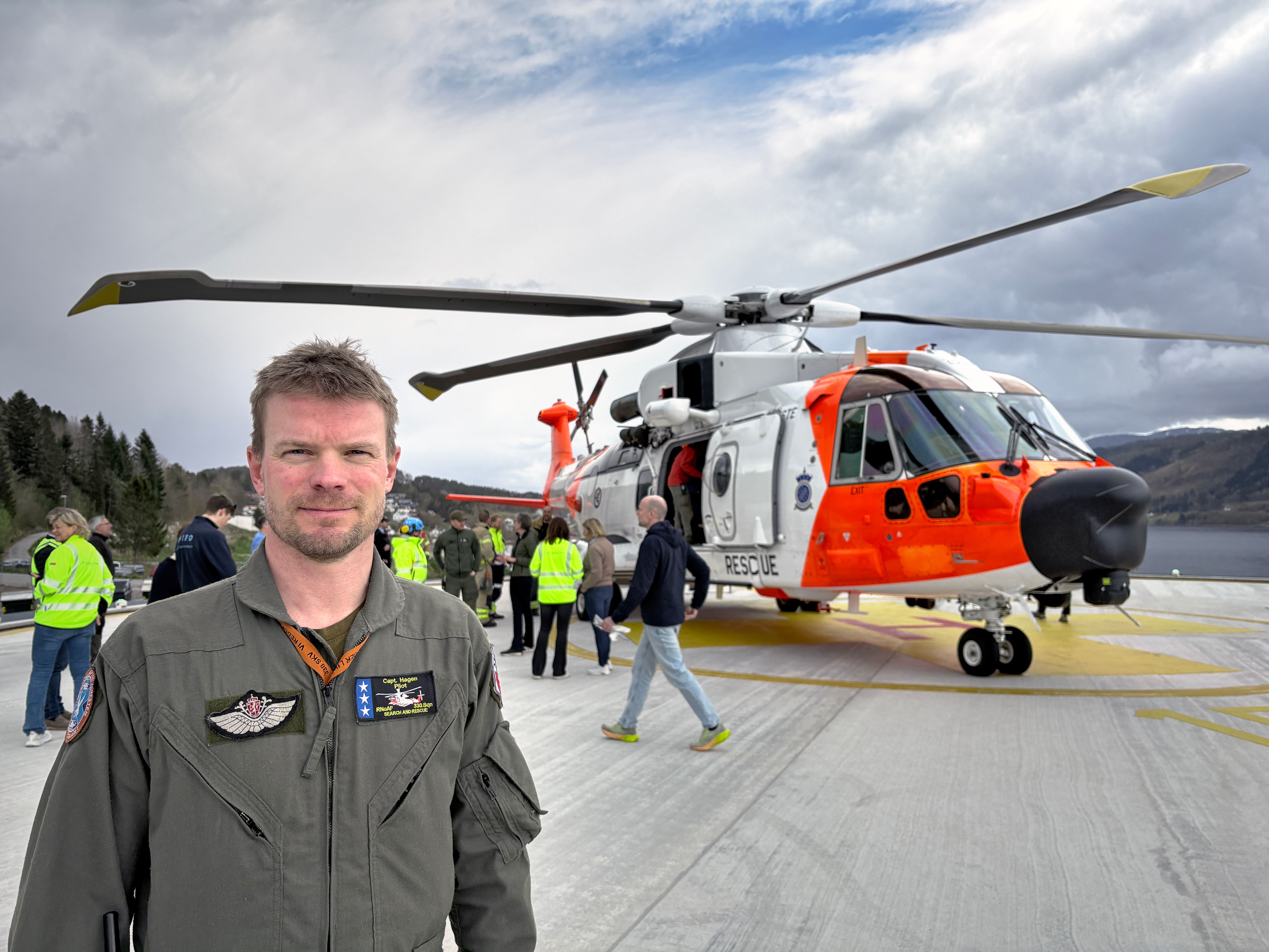 Test med Sar Queen – slik blir vernet mot rotorvind - smp.no