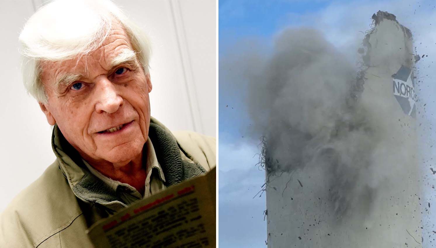 Rivingen av landemerket fikk ham til å minnes en slående historie