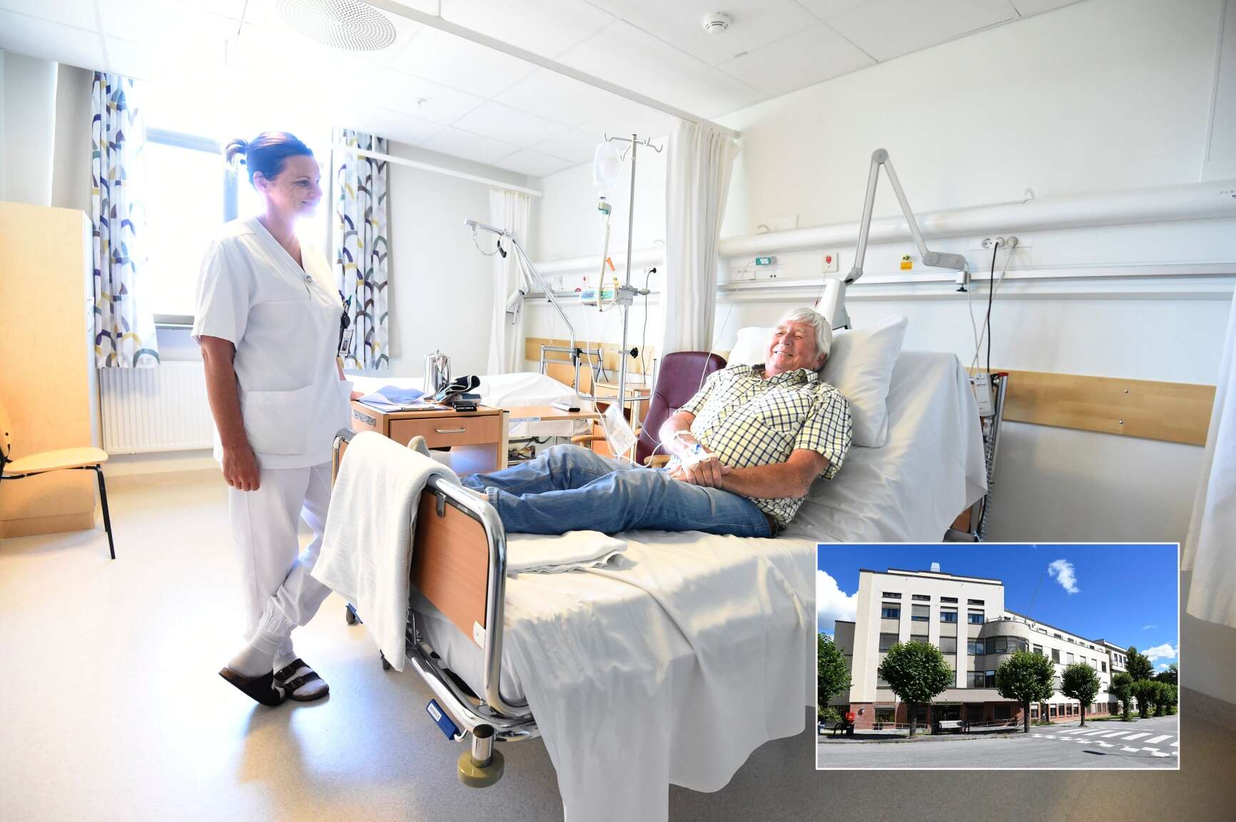 Her får jeg godt stell av hyggelige folk. Det er nesten som å være på ...