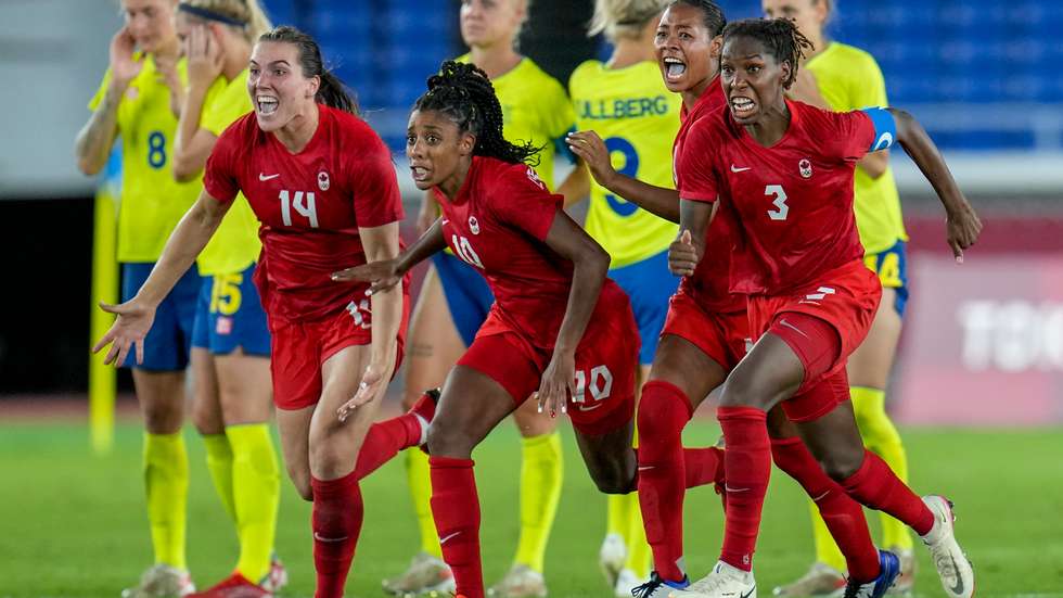 Canada tok historisk OL-gull etter svensk straffekollaps - altaposten.no