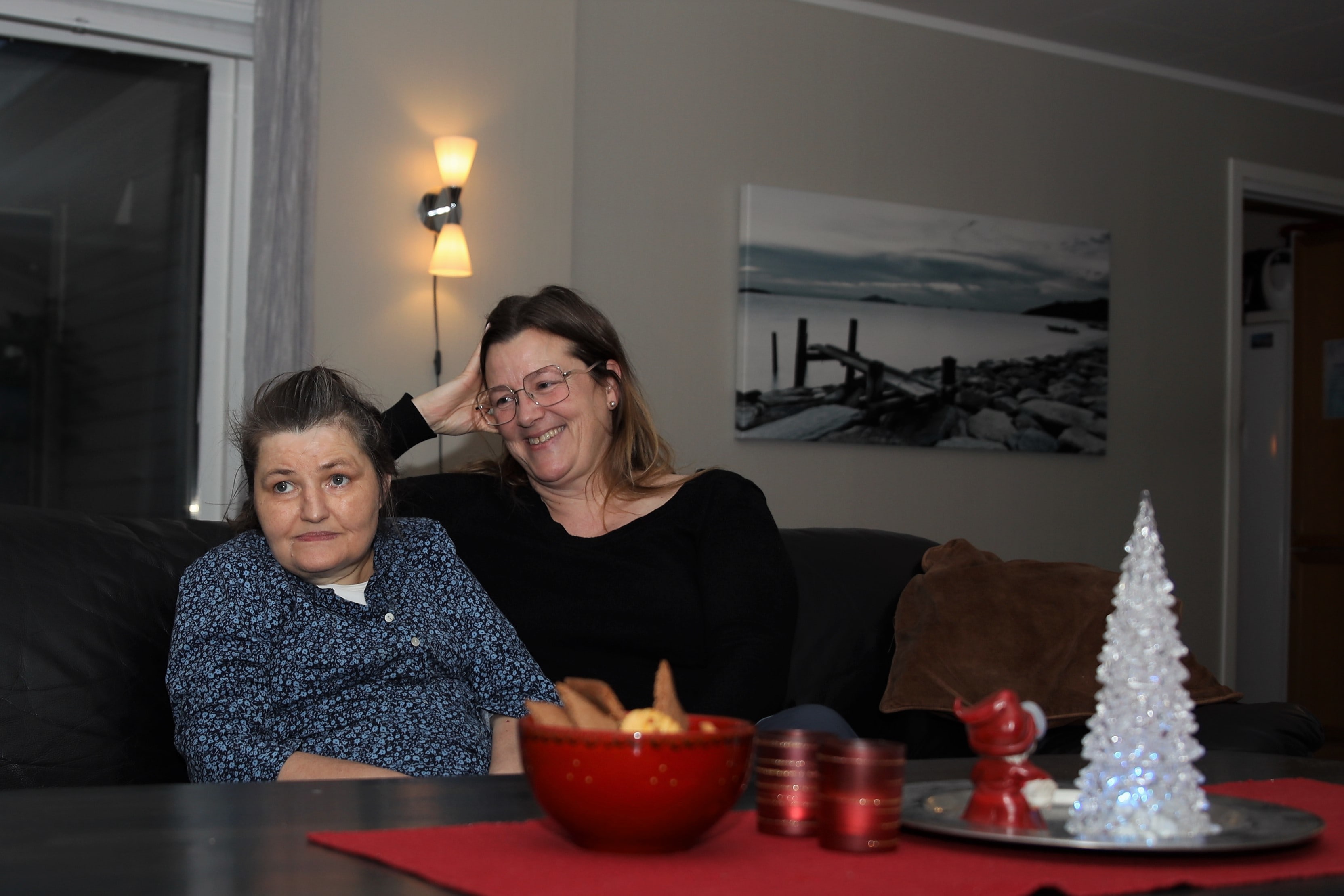 Heidi skal gå fra Danmark til Alta for å gi Anette en god klem ...