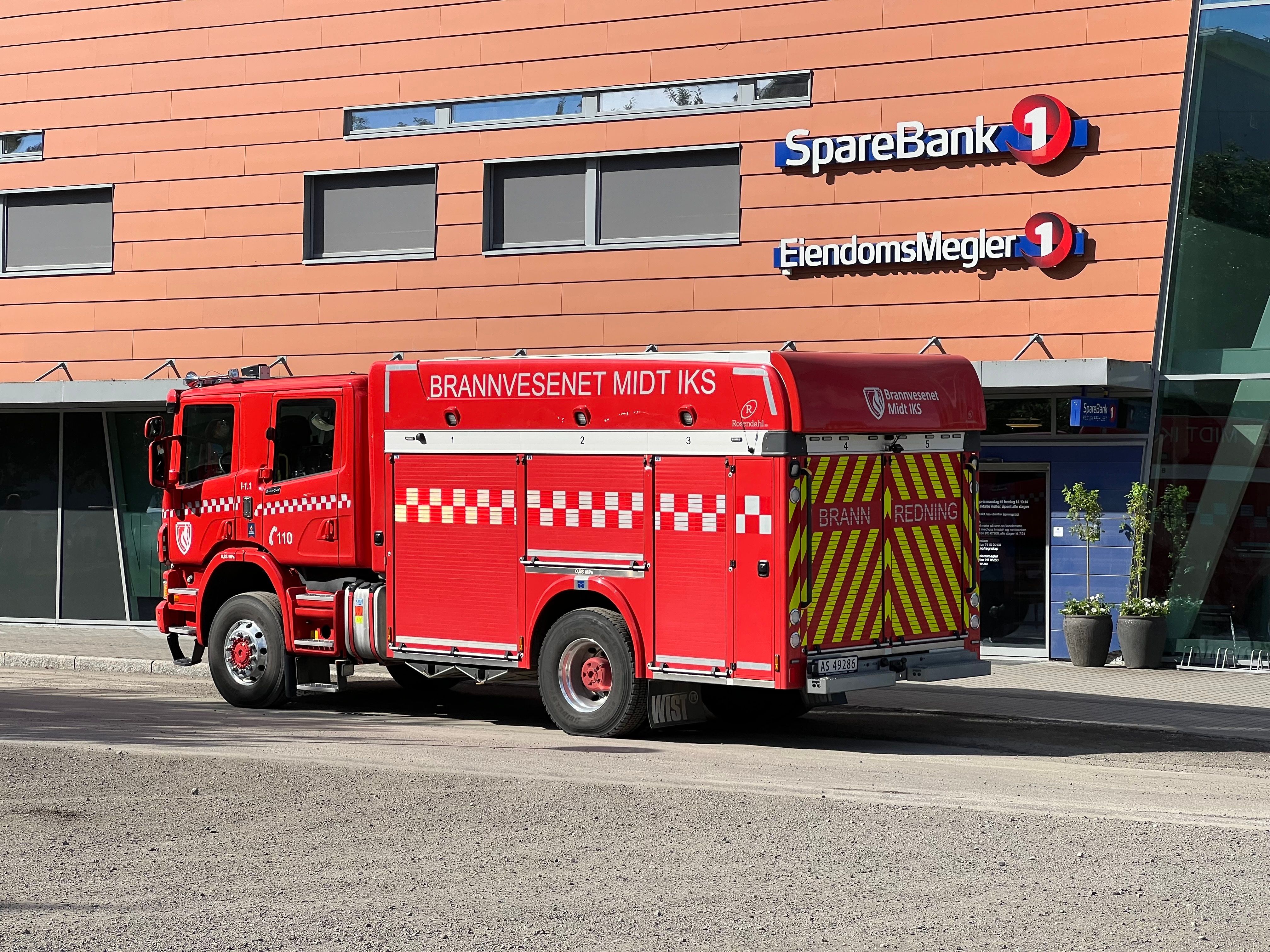 Syklist utløste brannutrykning til Sparebank1 SMN - steinkjer24.no