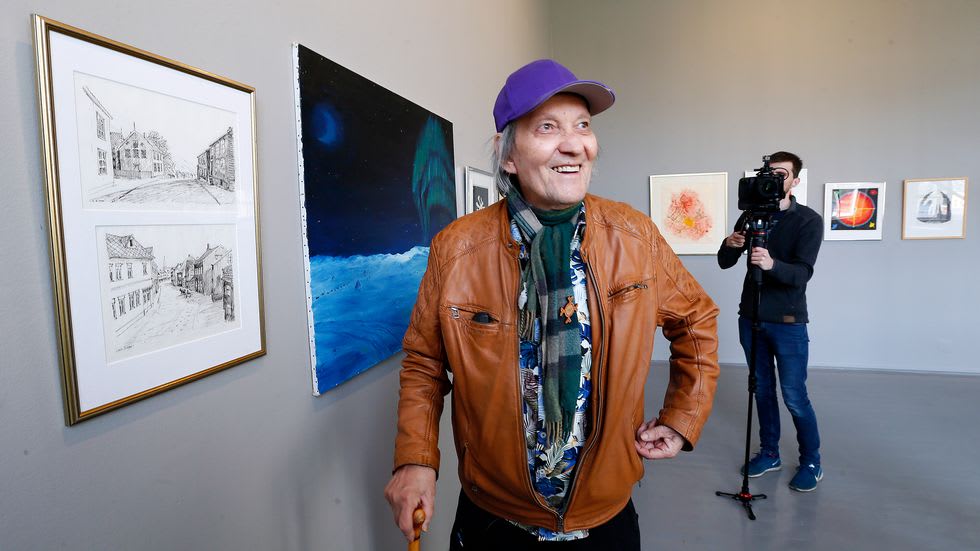 Lørdag åpner utstillinga med Hans Ragnars (76) kunst gjennom nesten 60 ...